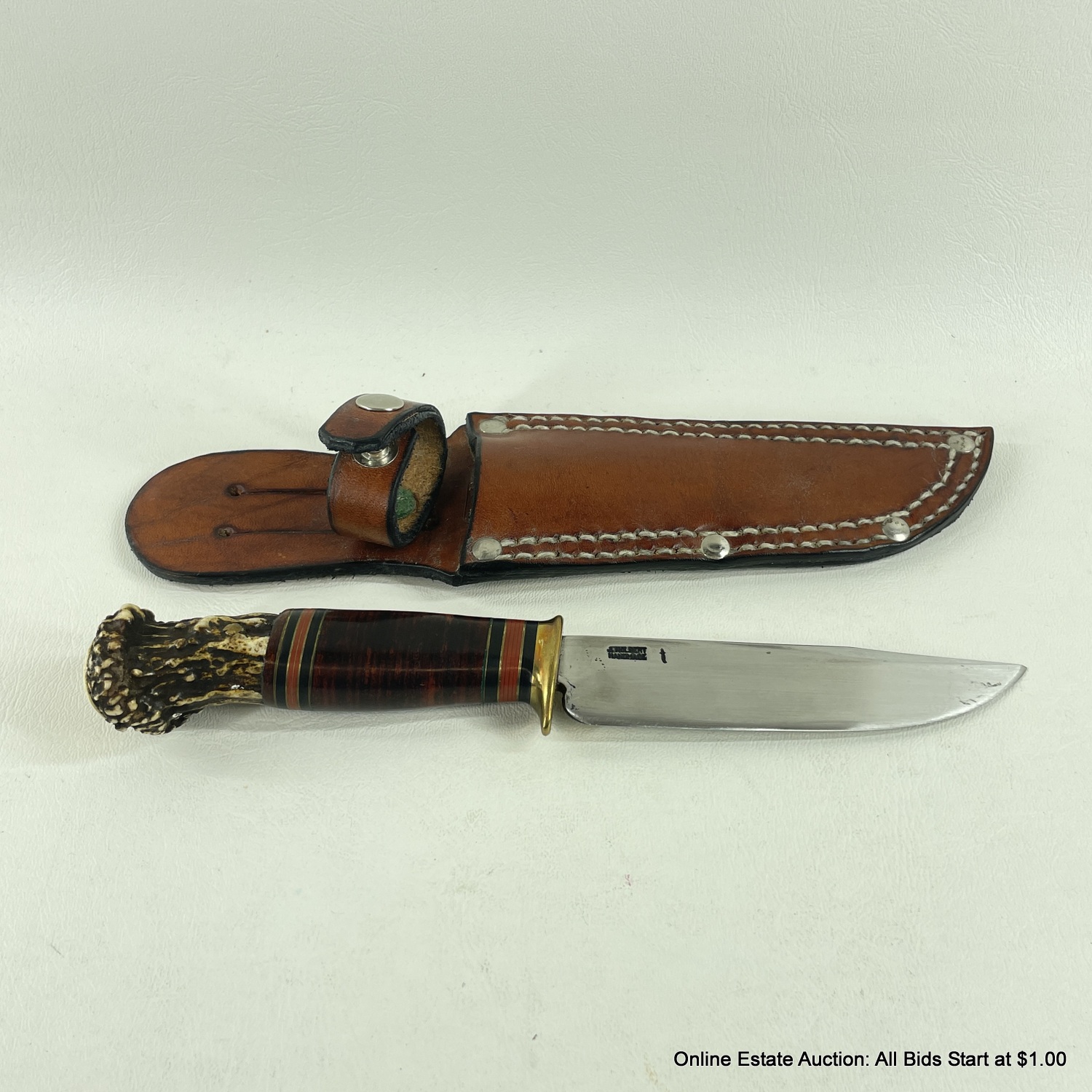 Joe Holbert Scagel Style 9" Knife With Sheath By Jim Layton #29166 ...