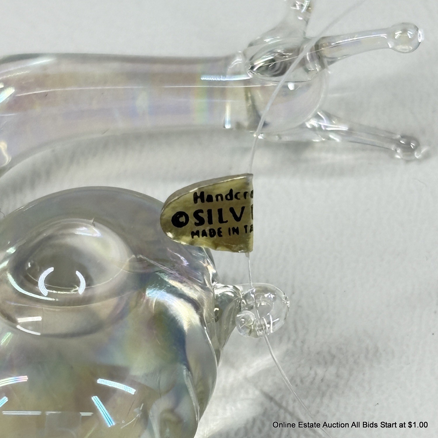 Collection Of Glass Animal Paperweights And An Ornament #46576 ...