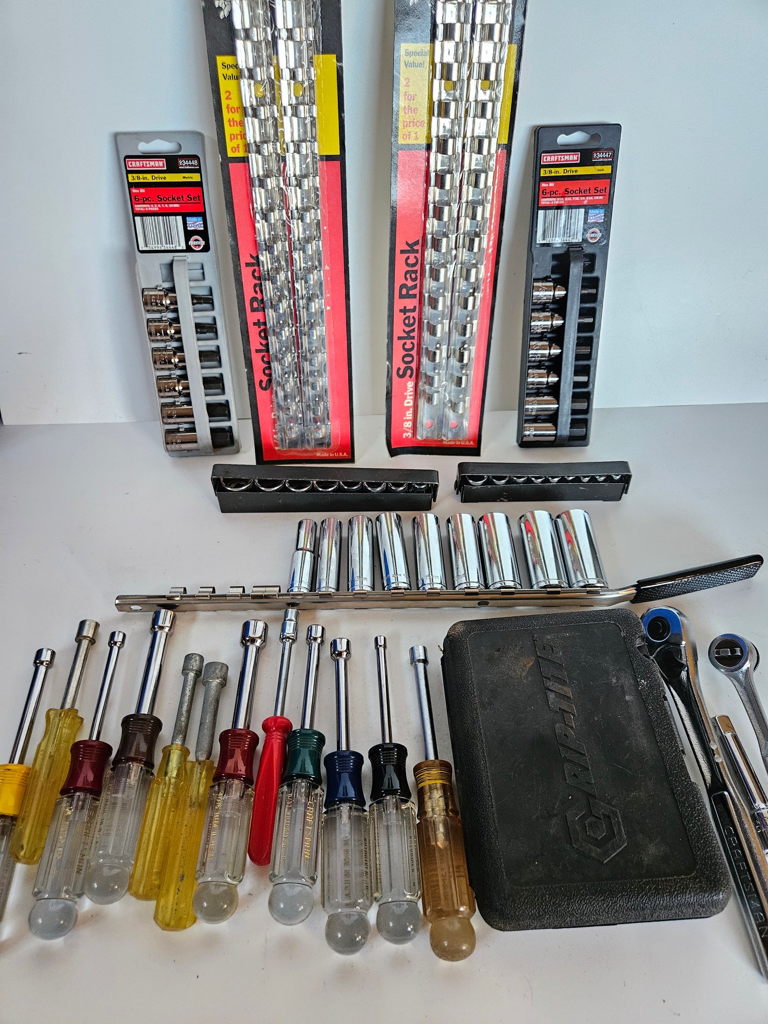 Craftsman Socket Sets Racks And Nutdrivers #17391 | Auctionninja.com