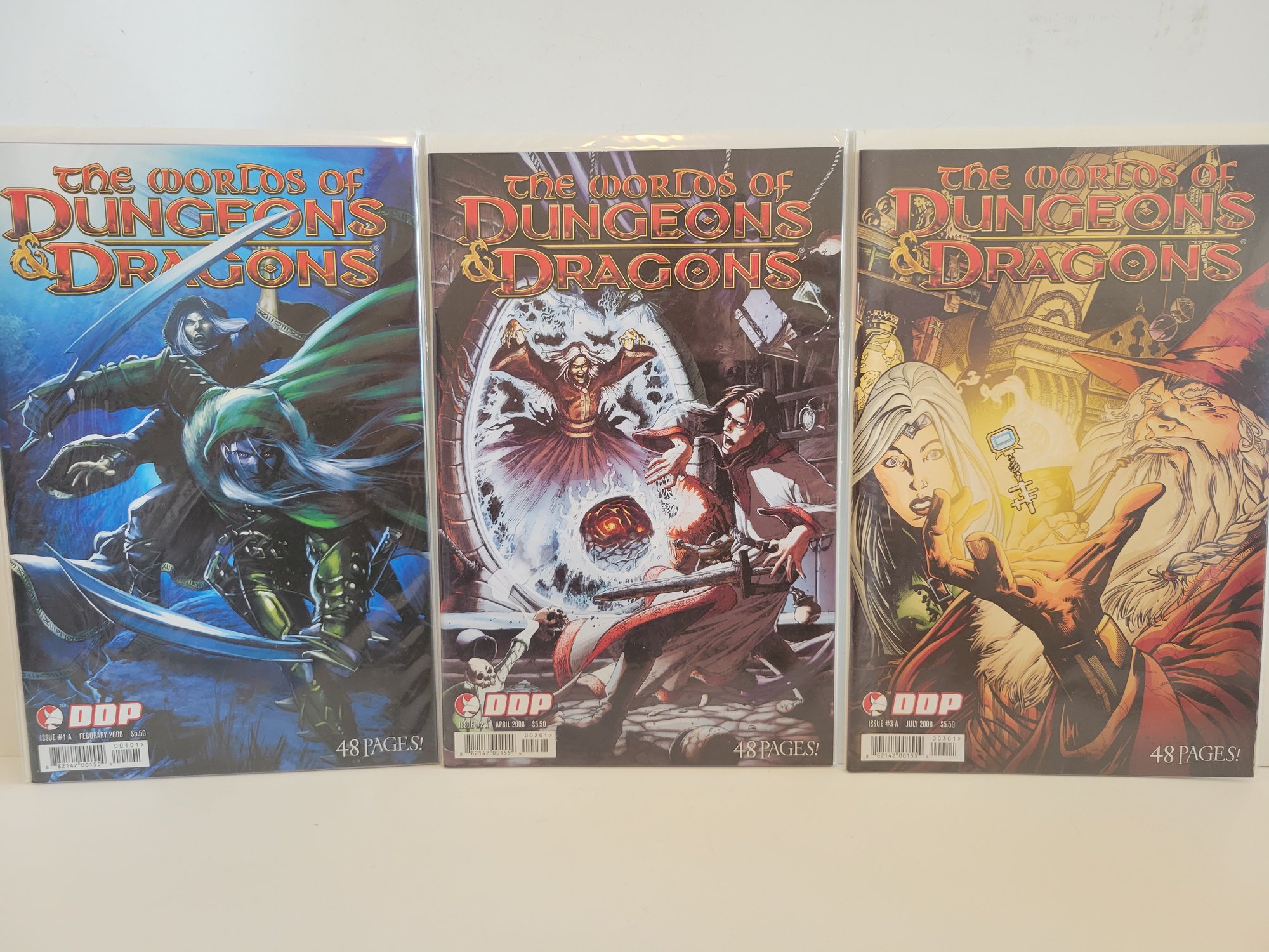 The World's Of Dungeons & Dragons Comic Books Issues 1A-3A 2008 #17930 ...