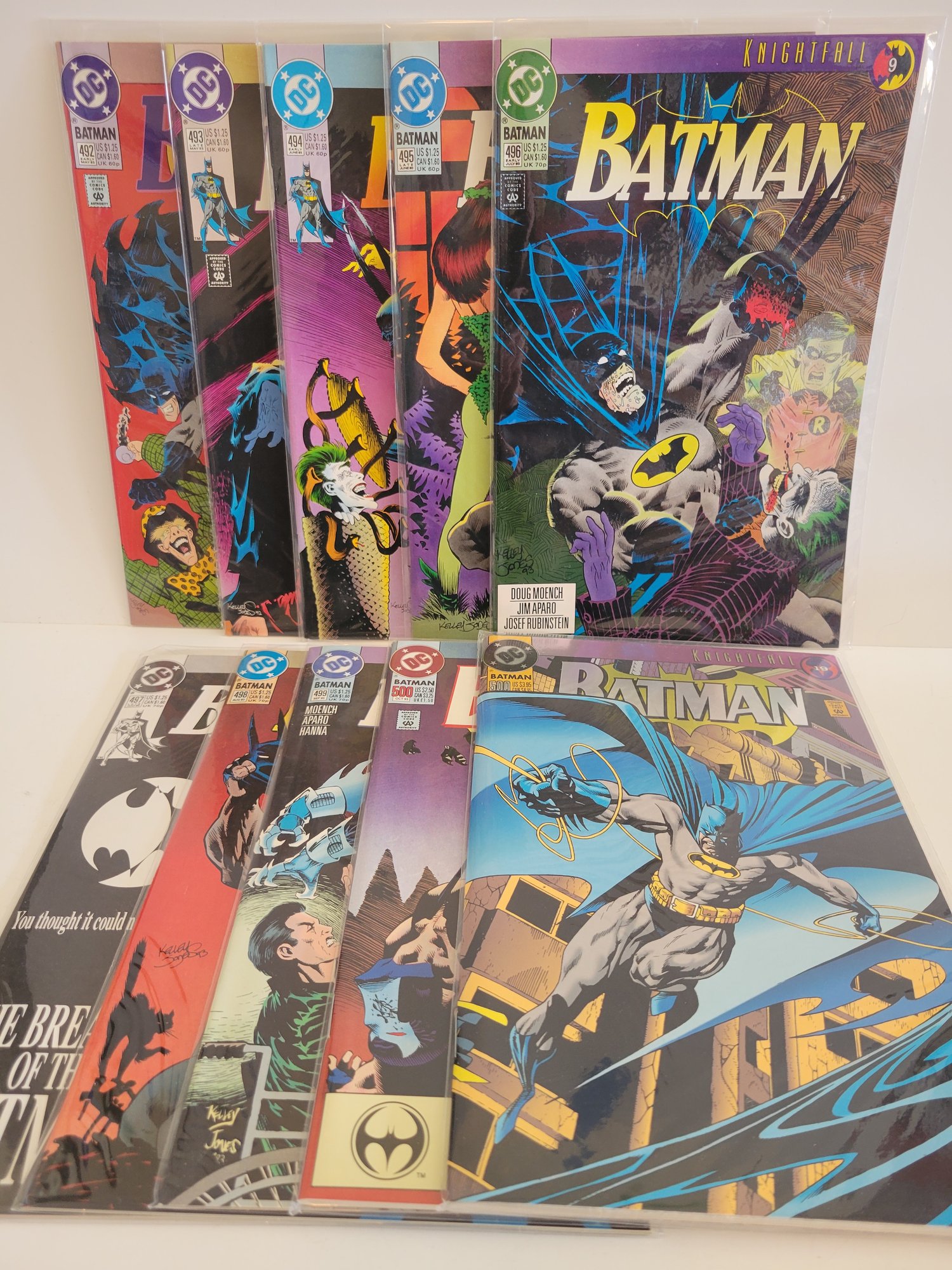 DC Comics Nightfall Batman Comic Books 10 Issues #18115 | Auctionninja.com