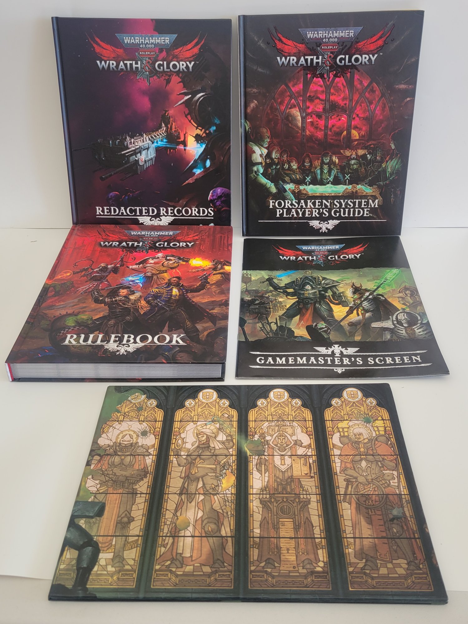Warhammer 40,000 Roleplay Wrath & Gory Rulebook GM Screen Redacted ...
