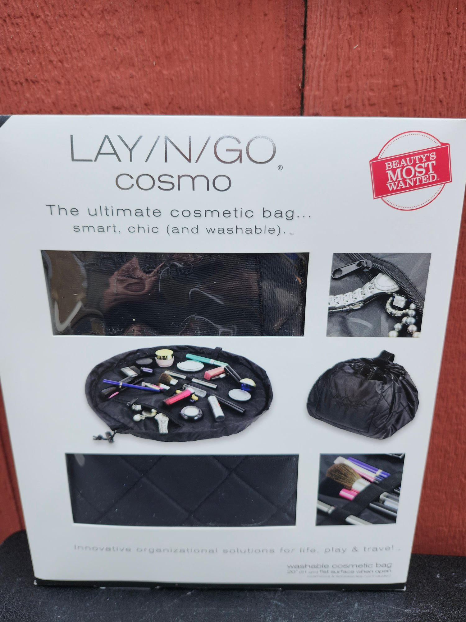New Lay N Go Cosmetic Bag 20" Flat When Open #20761 | Auctionninja.com