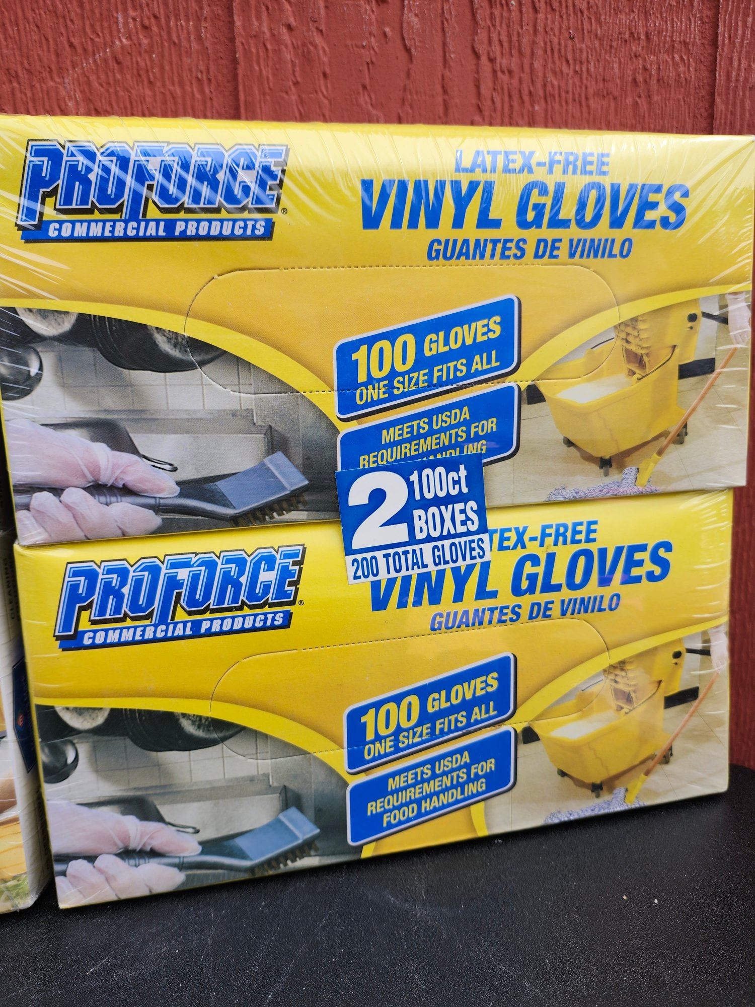 Laytex Free Vinyl Gloves X 4boxes #20794 | Auctionninja.com