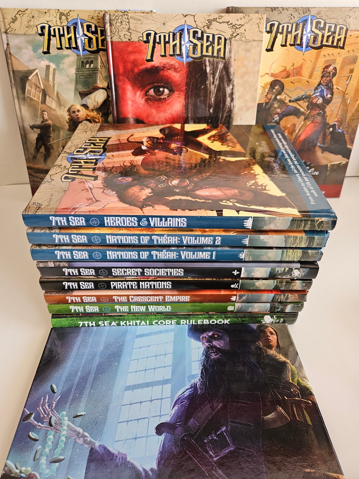 7th Sea Roleplaying Game Books And GM Screen #22243 | Auctionninja.com