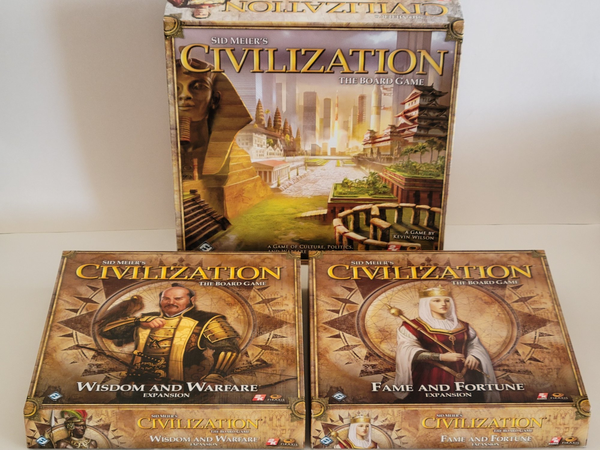 Civilization The Board Game And 2 Expansion Games #23874 | Auctionninja.com