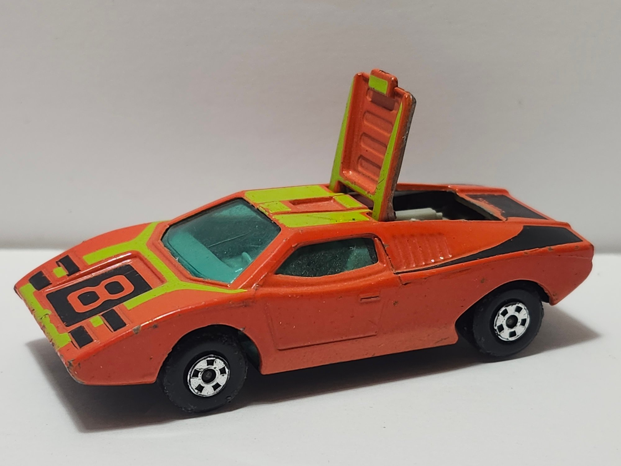 1973 Vintage Matchbox Superfast #27 Lamborghini Countach - Orange 8 ...