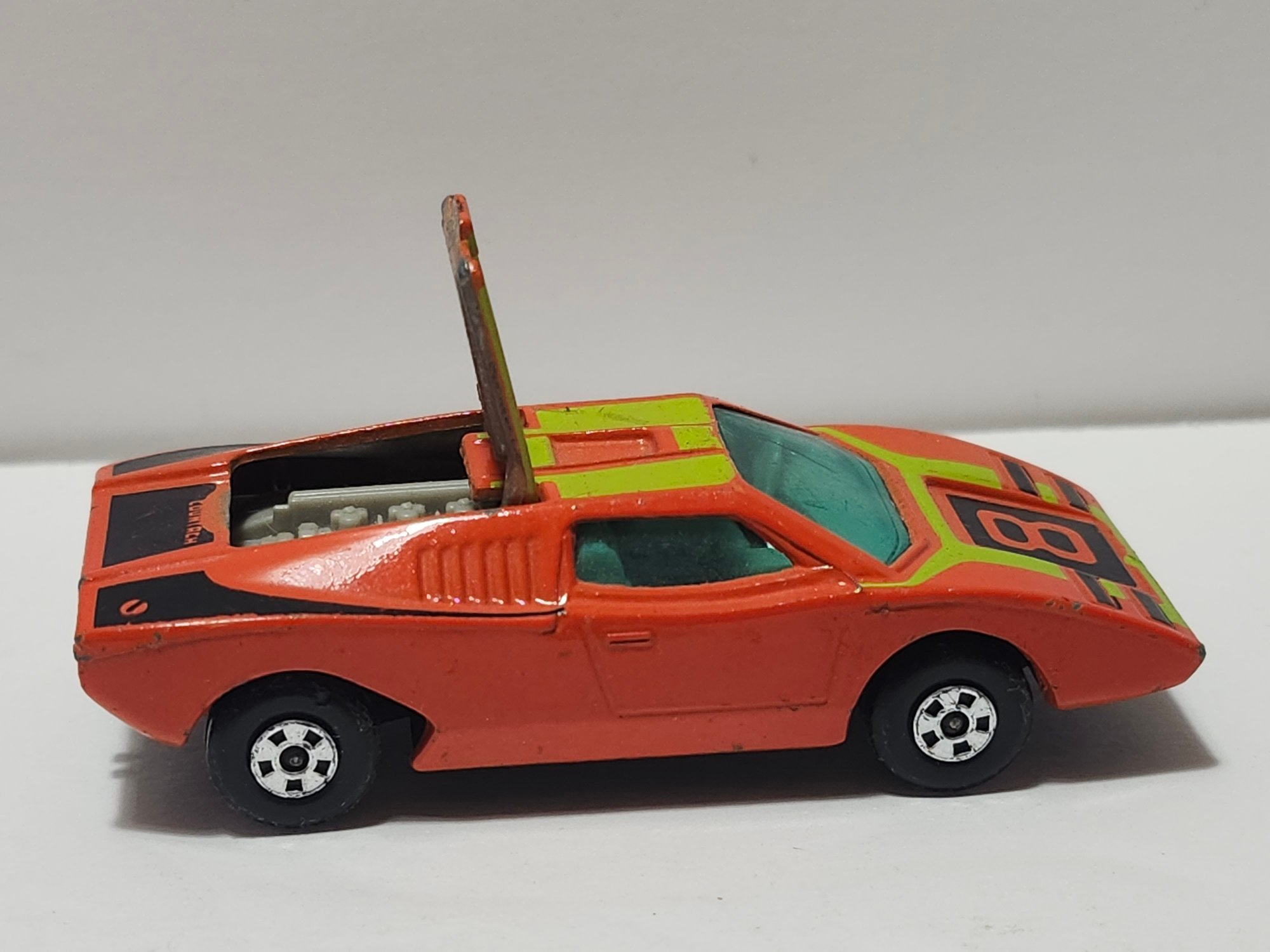 1973 Vintage Matchbox Superfast #27 Lamborghini Countach - Orange 8 ...