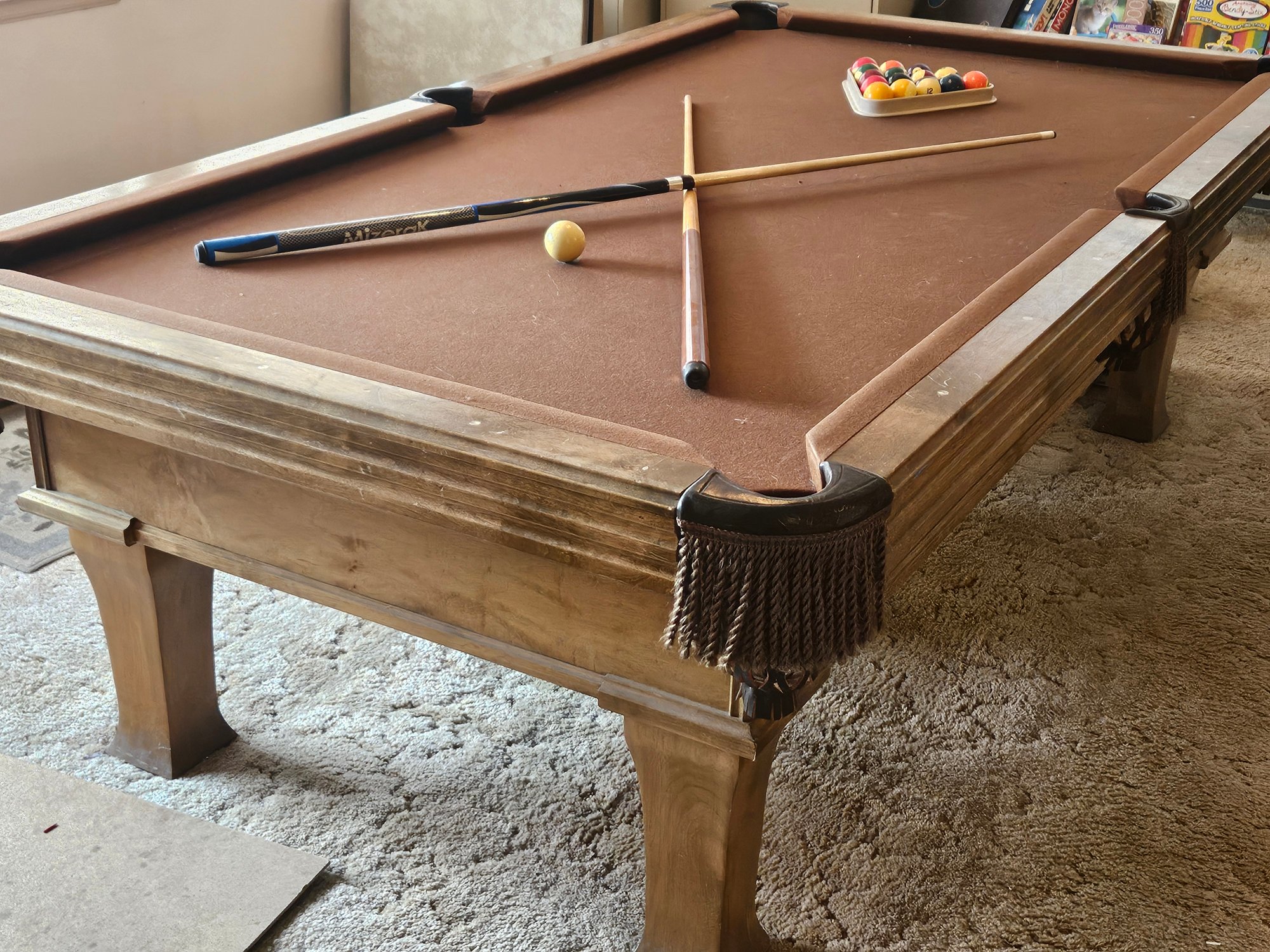 Dynamo McIntire Pool Table With Accessories And Cover #20558 ...