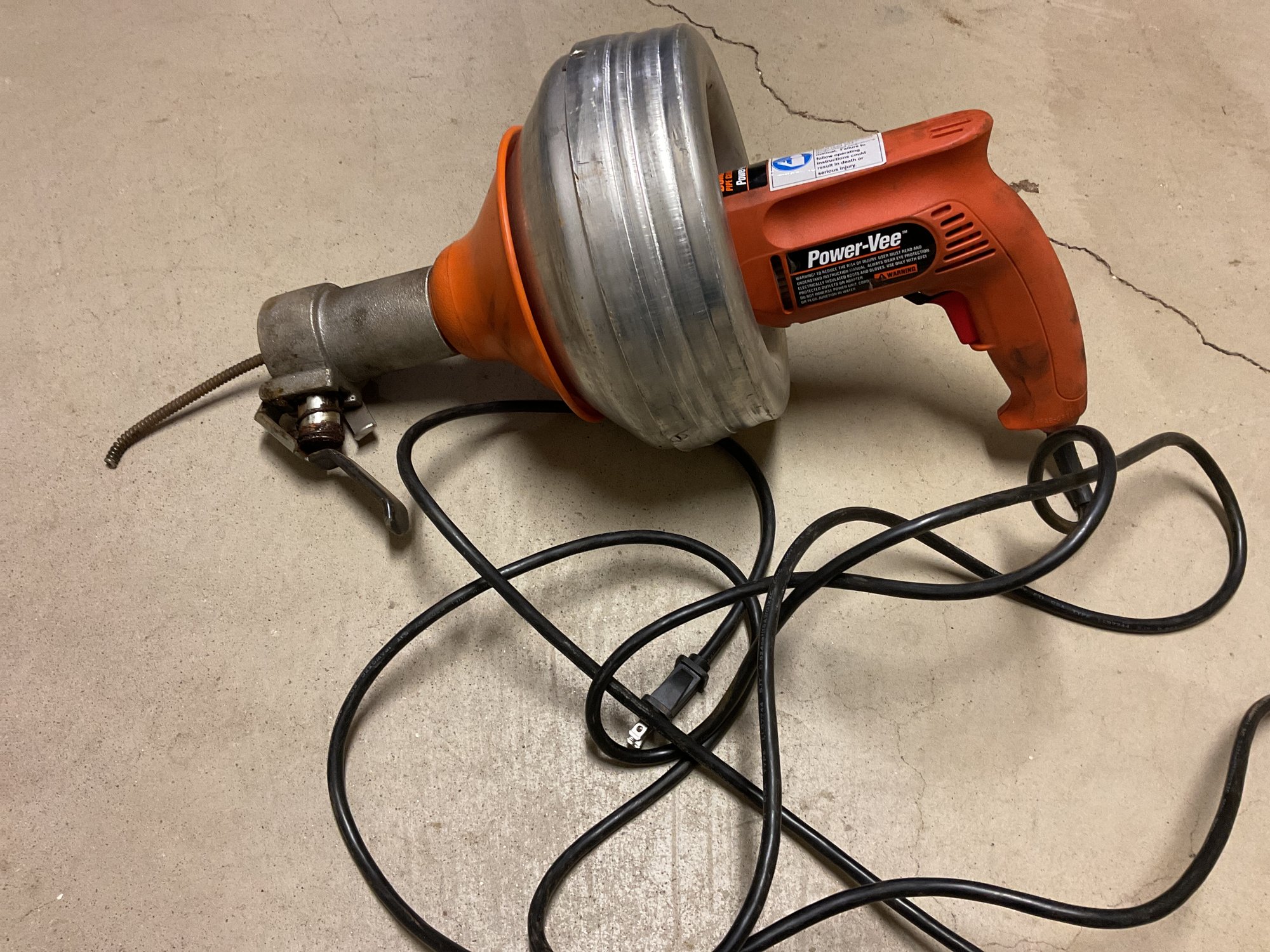 Power-vee Electric Pipe Cleaner #9128 | Auctionninja.com