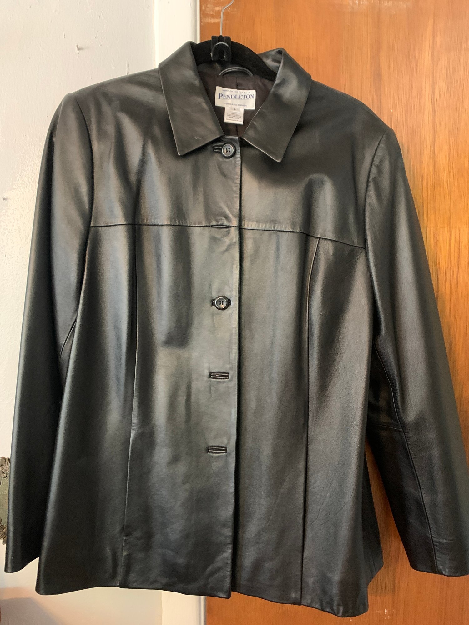 Pendleton 100% Leather Jacket Large #16647 | Auctionninja.com