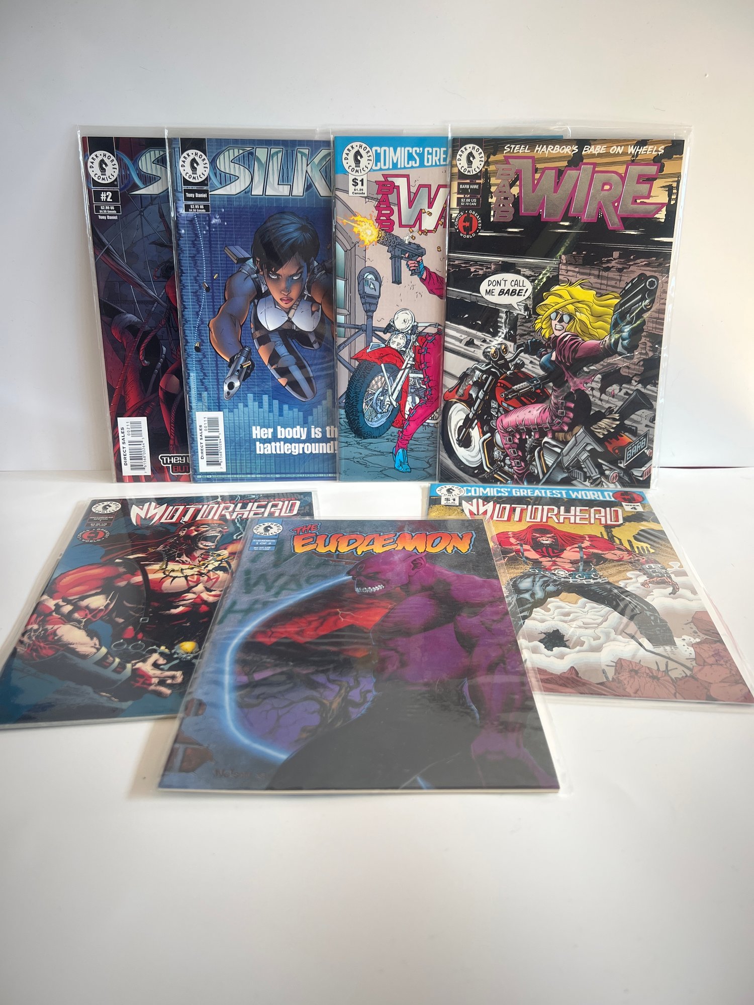 Dark Horse Comics Silke Barb Wire Motor Head & The Eudaemon Comic Books #18031 | Auctionninja.com