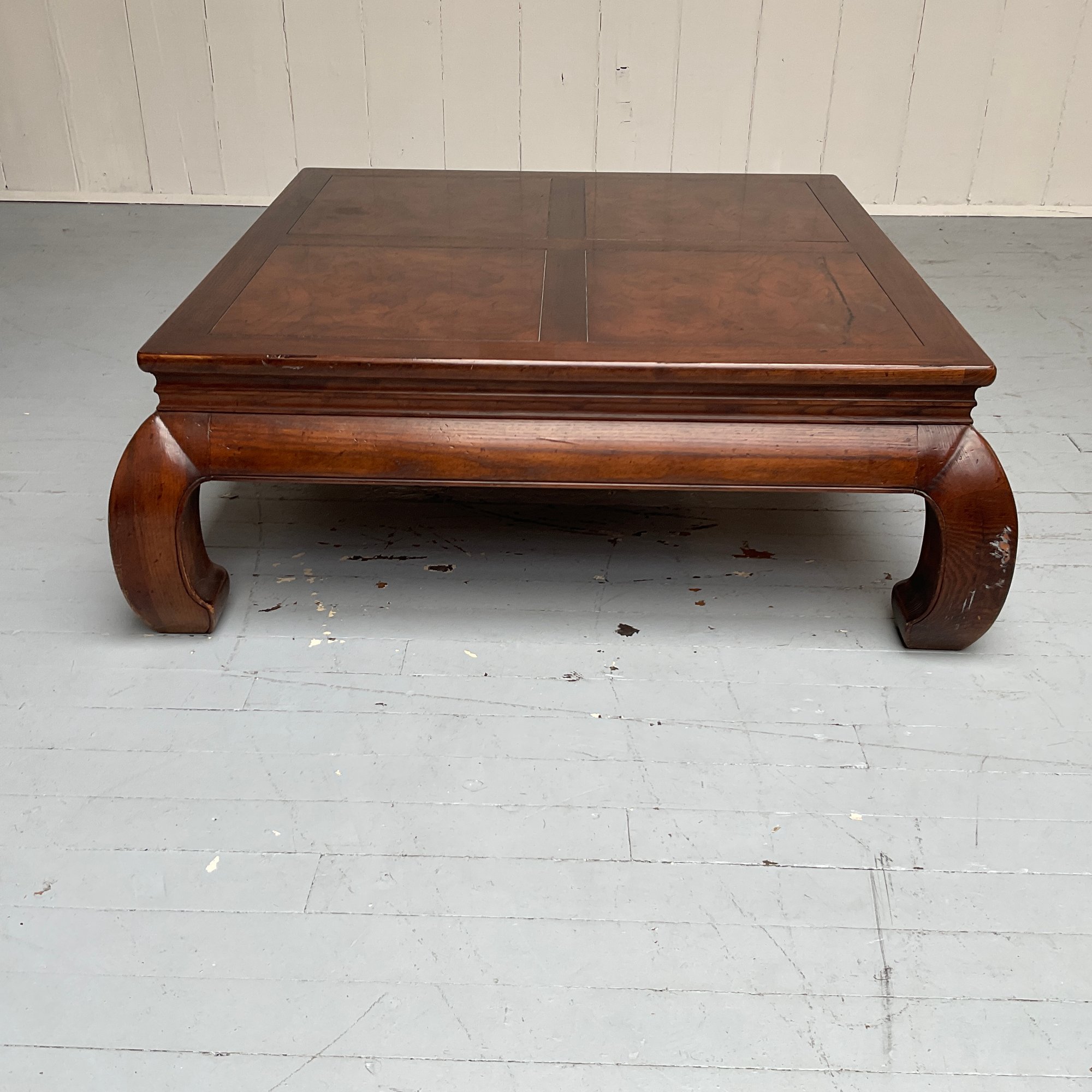 #103F Vintage Chinese Ming Style Henredon Large Coffee Table Solid ...