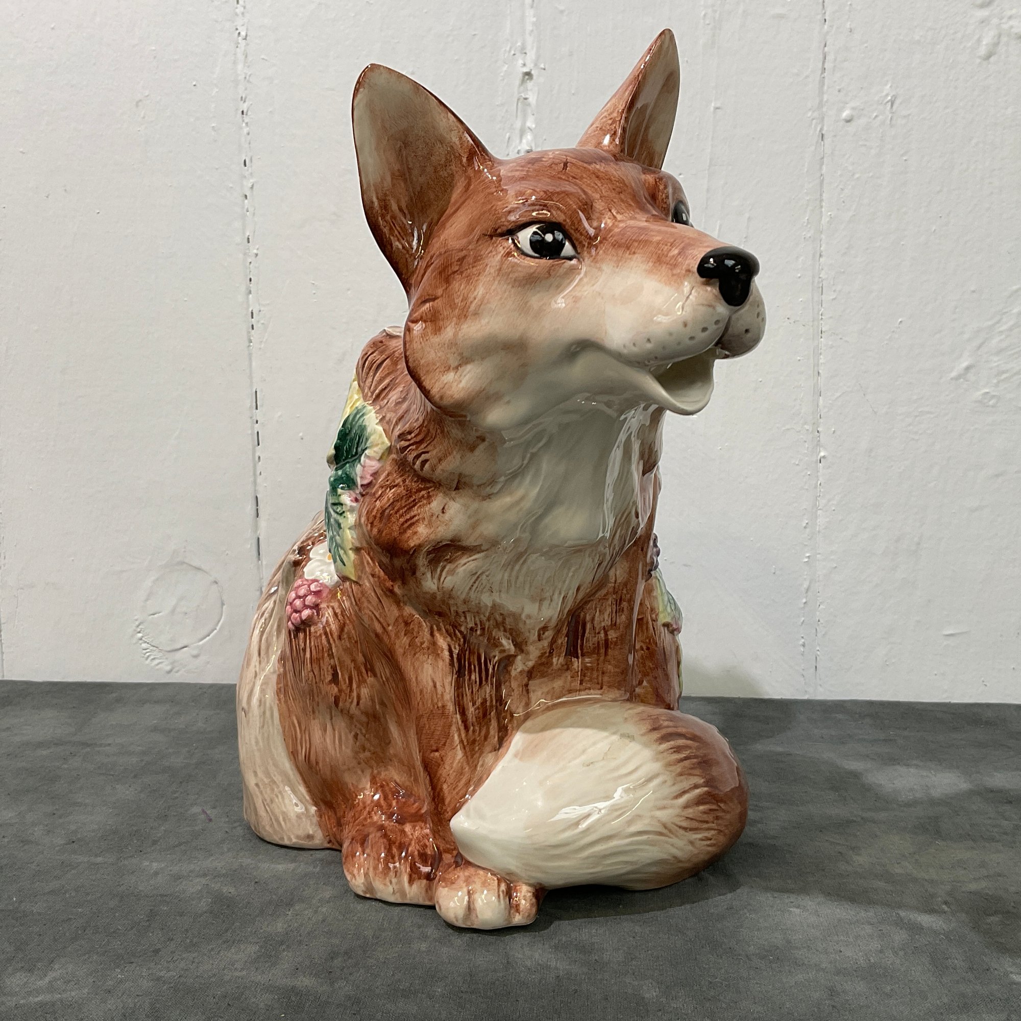 #133 Vintage Fitz And Floyd Reynard Fox Pitcher 1990 #5158 ...