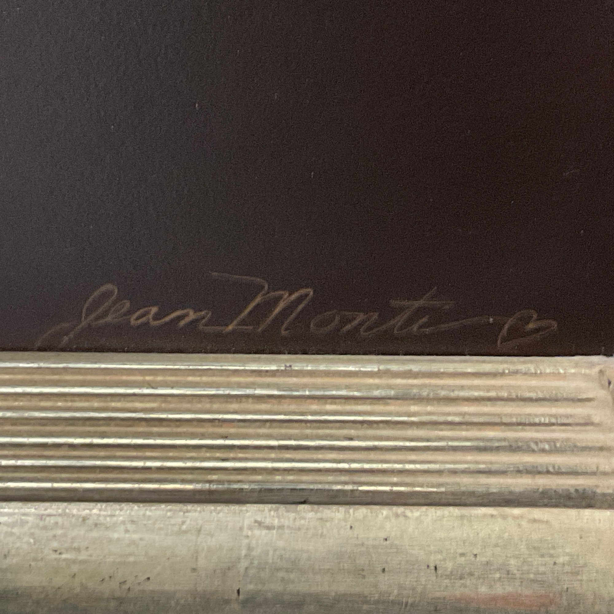 #178 LISTED ARTIST Jean Monti "Solitude" Acrylic On Canvas #5203 ...