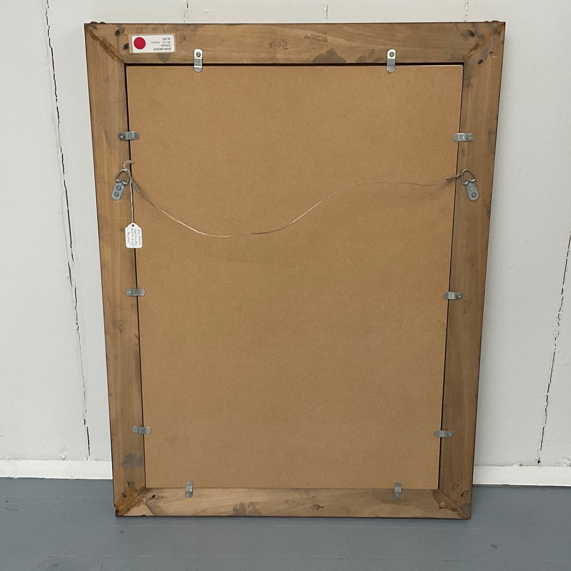 #178 LISTED ARTIST Jean Monti "Solitude" Acrylic On Canvas #5203 ...