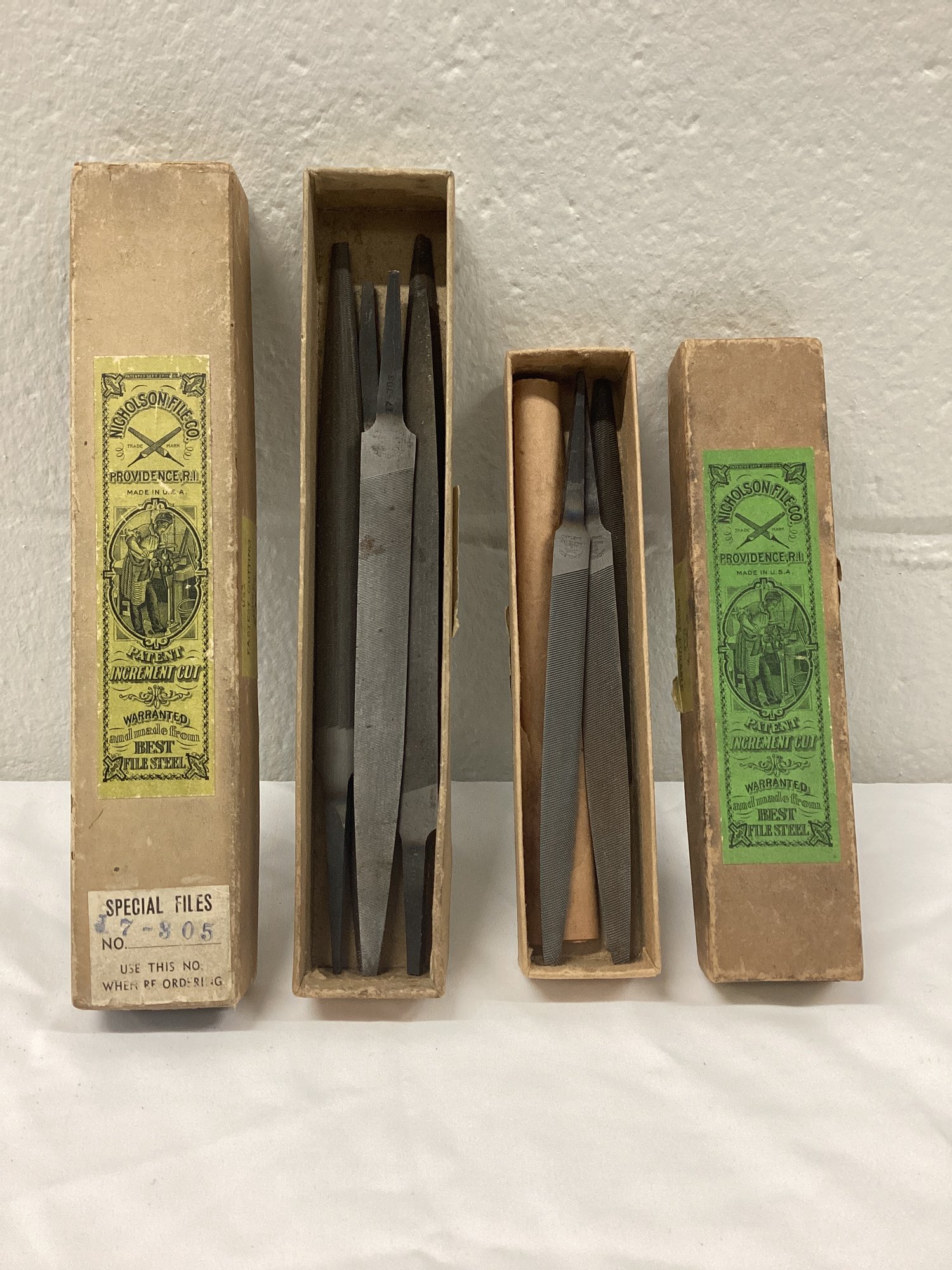 Vintage Nicholson Files With Original Boxes #5934 | Auctionninja.com