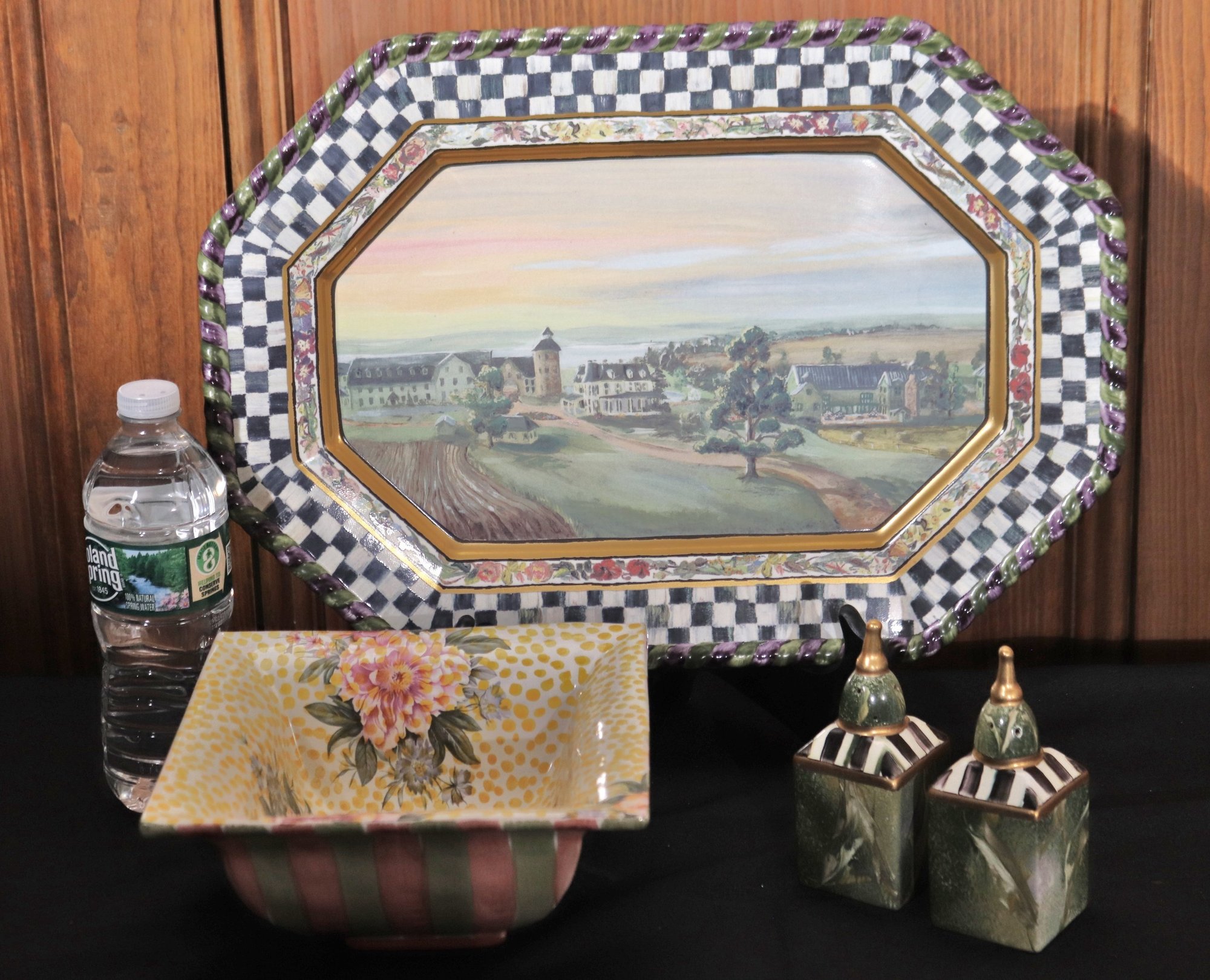 Mackenzie Childs Maclachlan Pattern Designer Serving Platter, Torquay ...