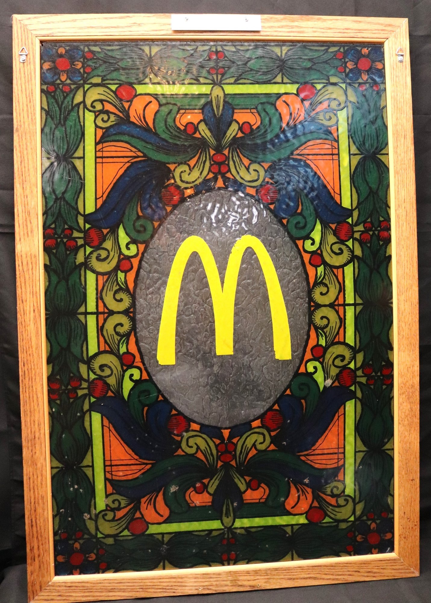 Vintage McDonalds S Colorful Plexi Logo Panel In Frame #54544 ...
