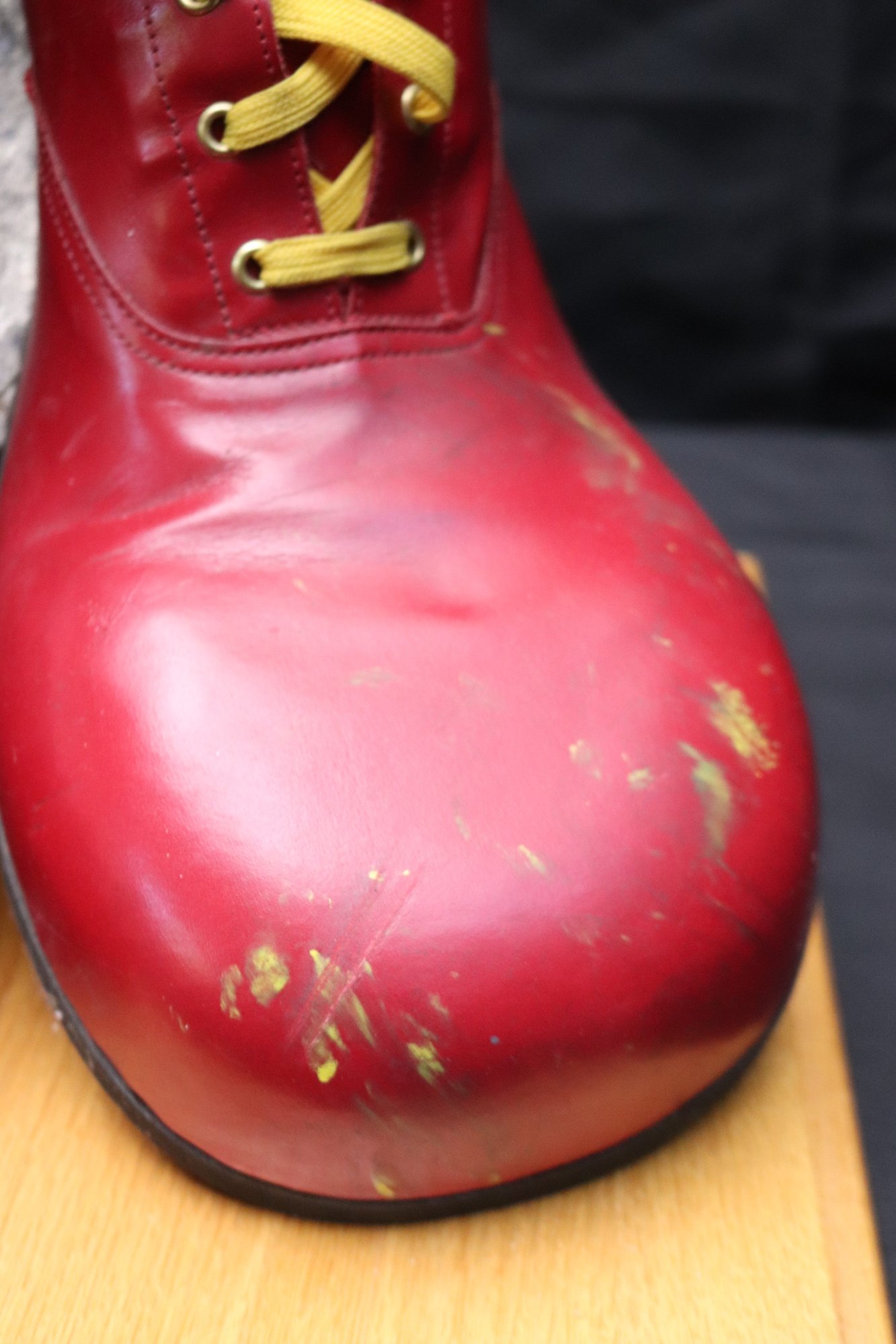 Ronald McDonald Full Size Big Red Shoes In Display Case #54550 ...