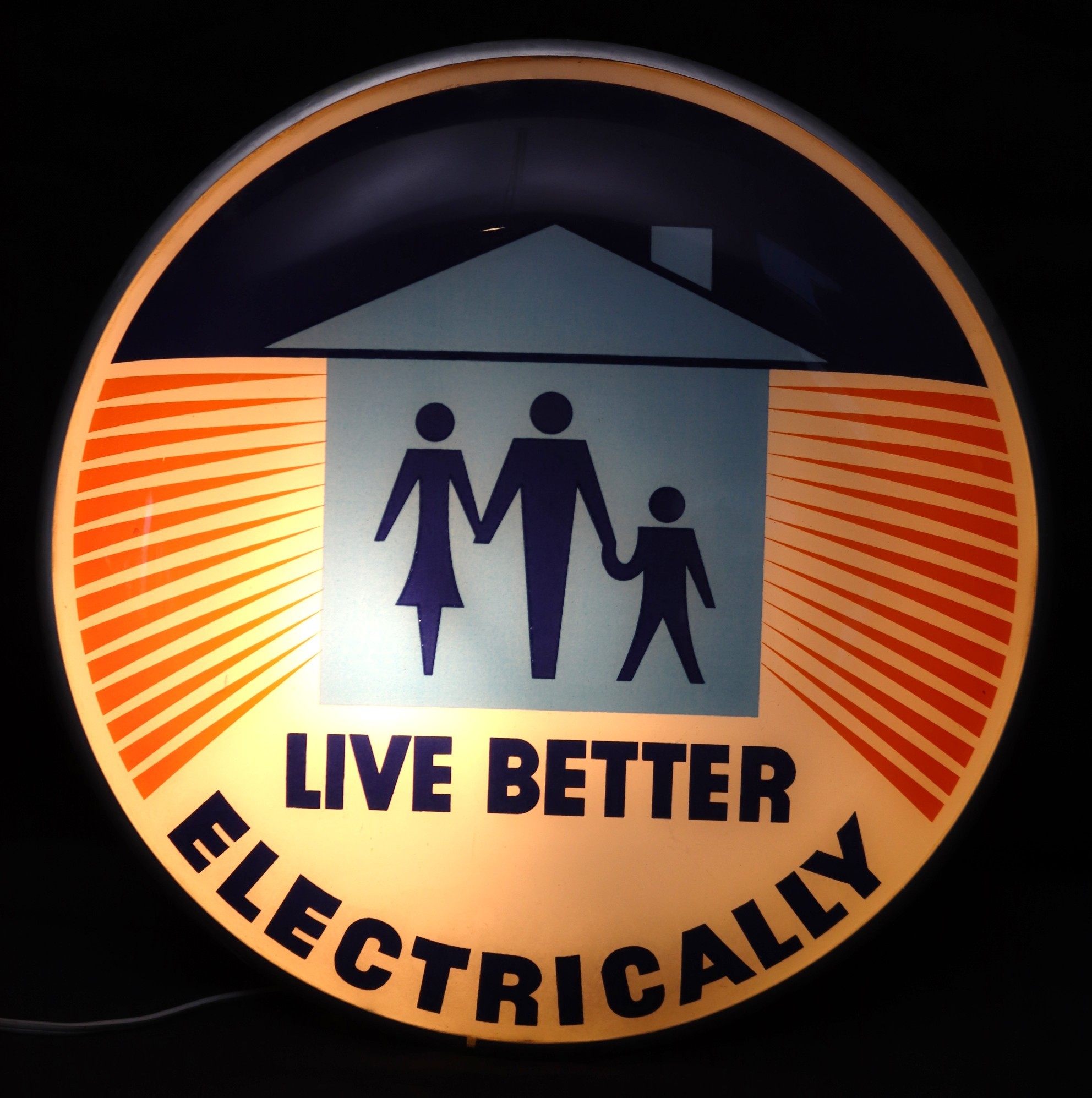 Live Better Electrically Light Up Advertising Sign In Working Condition ...