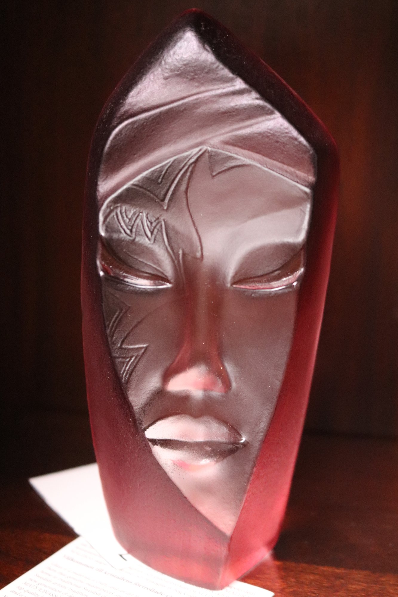 Beautiful Glass Sculpture Enora (Sunshine) By Swedish Artist Mats ...