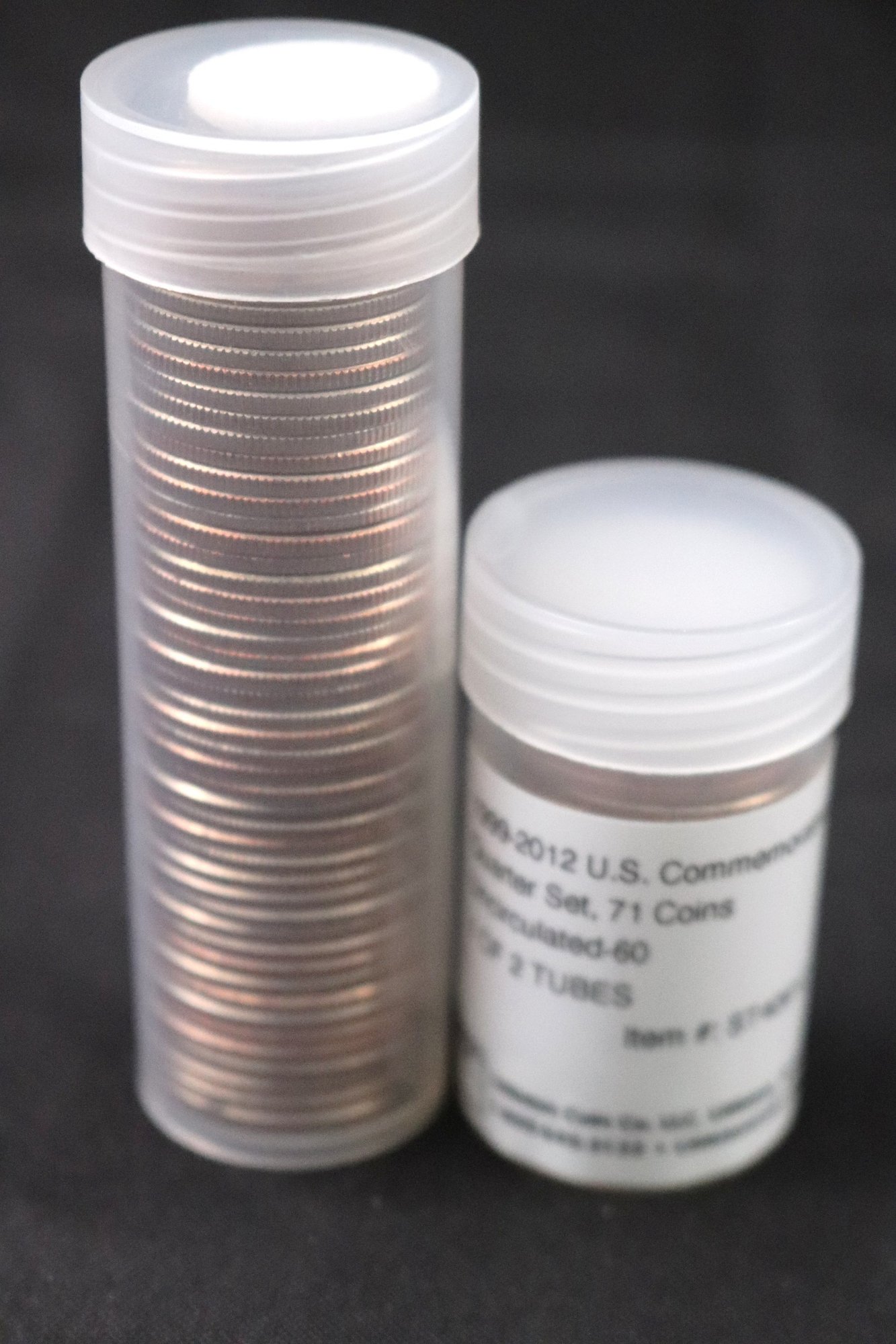 2 Tubes Of Coins Includes The 1999-2012 US Commemorative Quarter Set ...