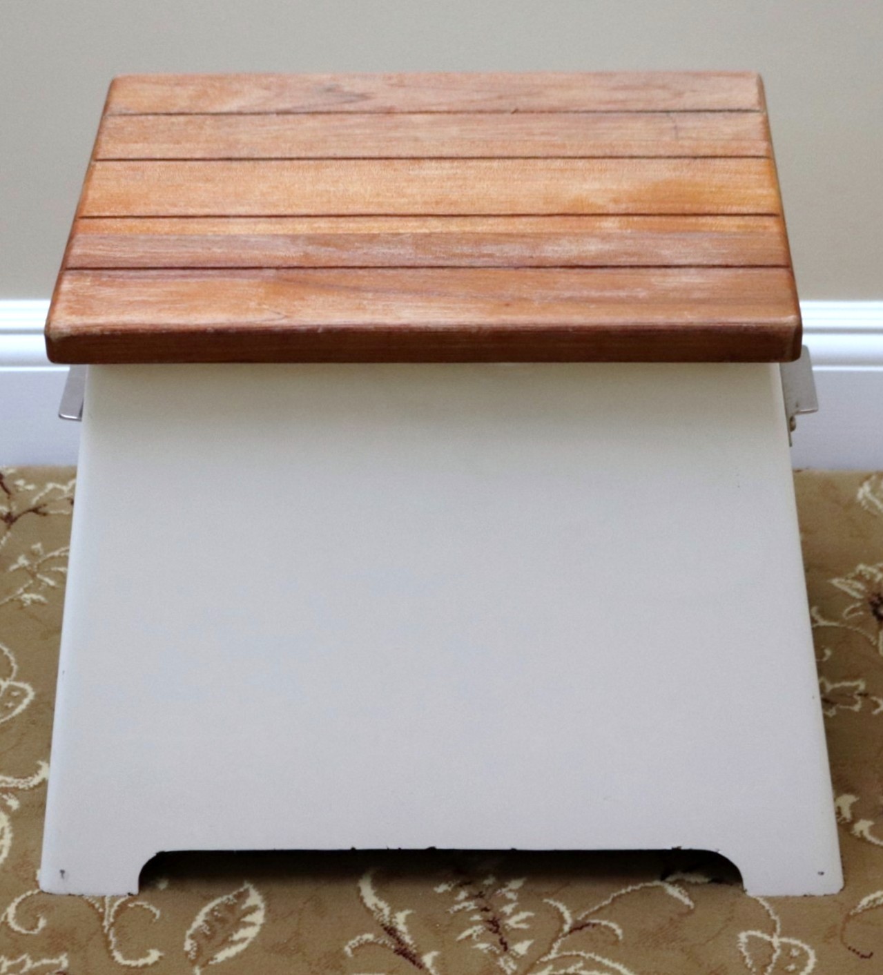 Step Box/Boat Step With Hinged Wood Lid, Opens For Storage! #64706 ...