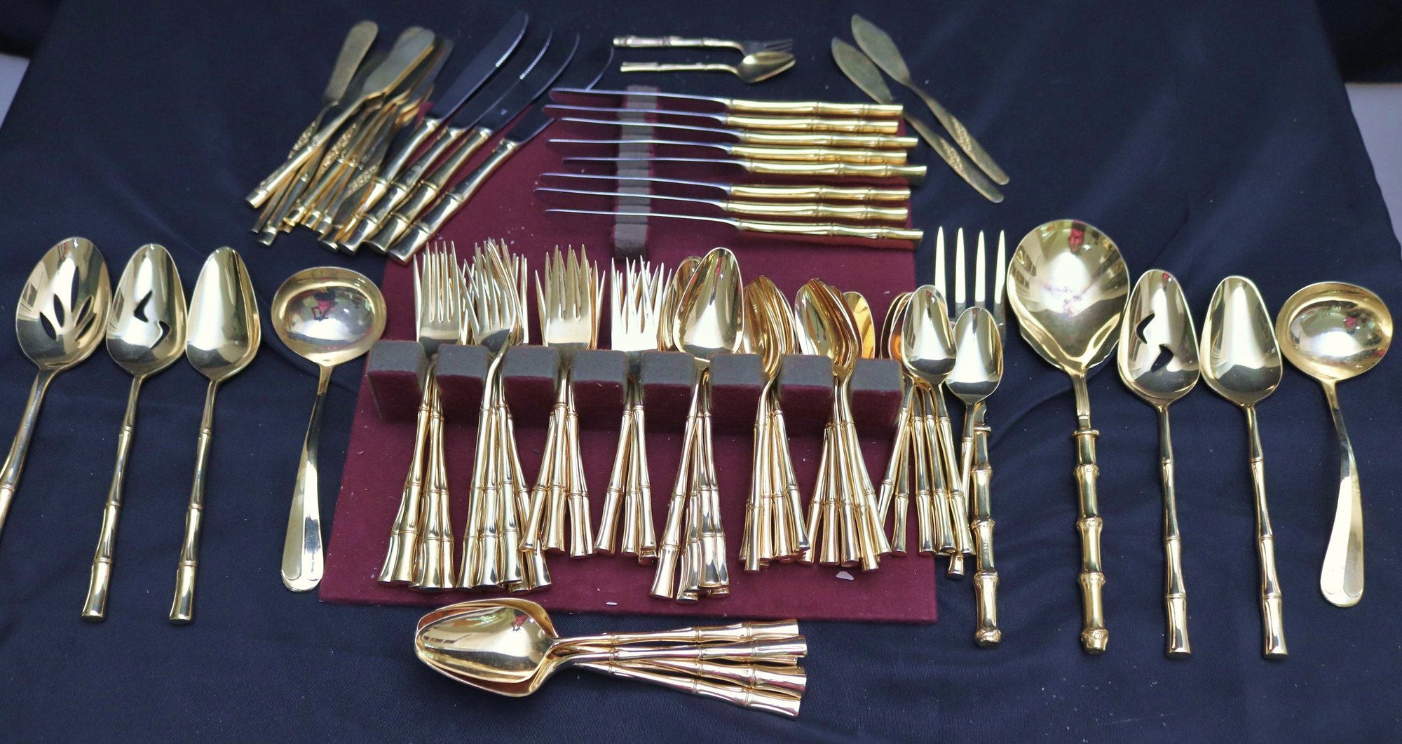 Assorted Vintage Gold- Plated Bamboo Style SV Supreme Vermai, Oxford ...