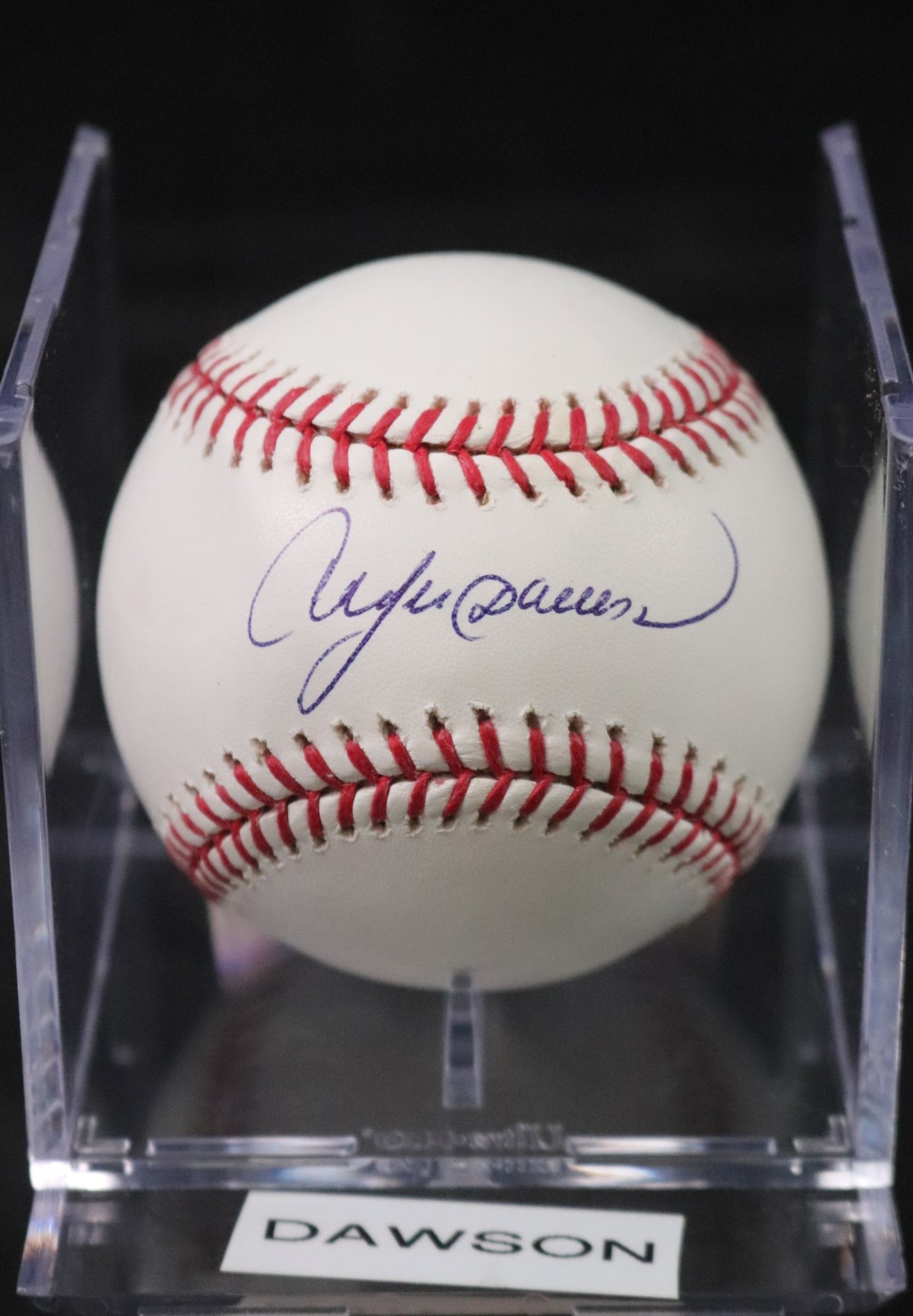 Andre Dawson Autographed Baseball In Display Cube. #62810 ...