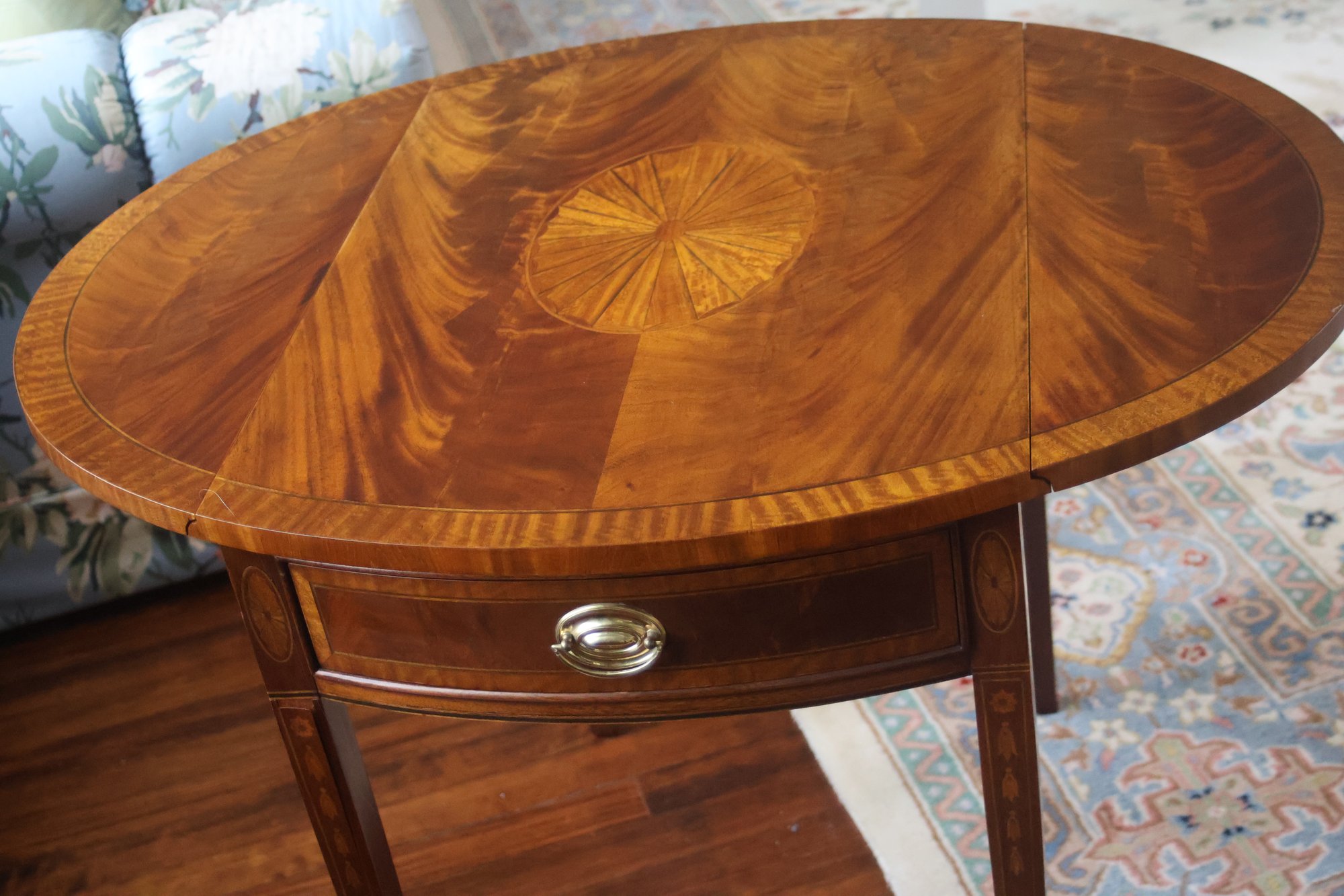 Vintage Council Craftsmen Wood Side Table With Drop Leaf Sides #69481 ...
