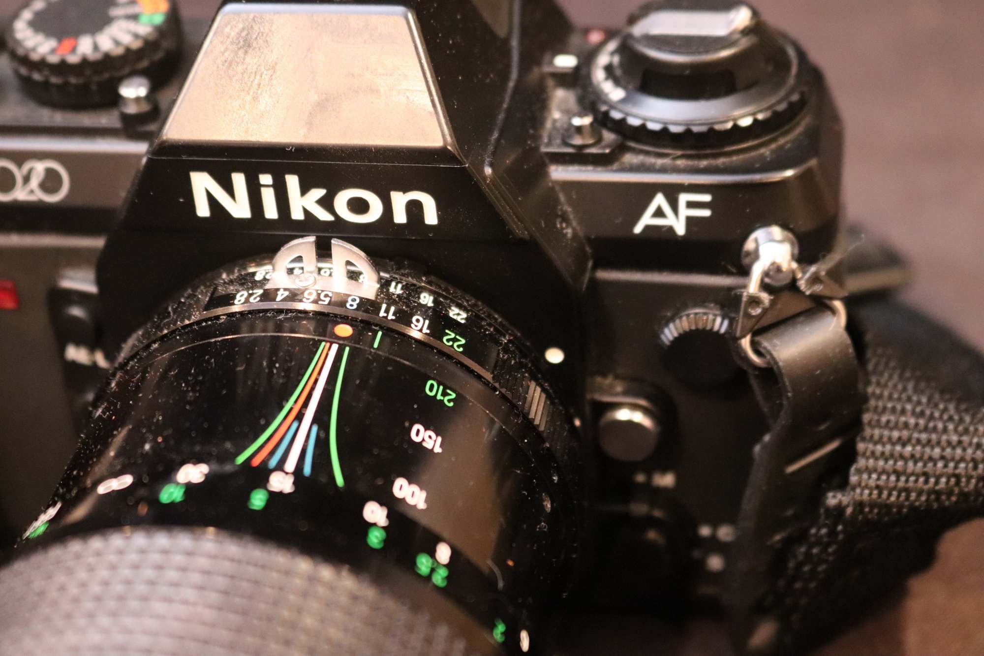 Nikon AF Camera With A Vivitar Series 1 70-210mm Lens , No. 28424017 ...