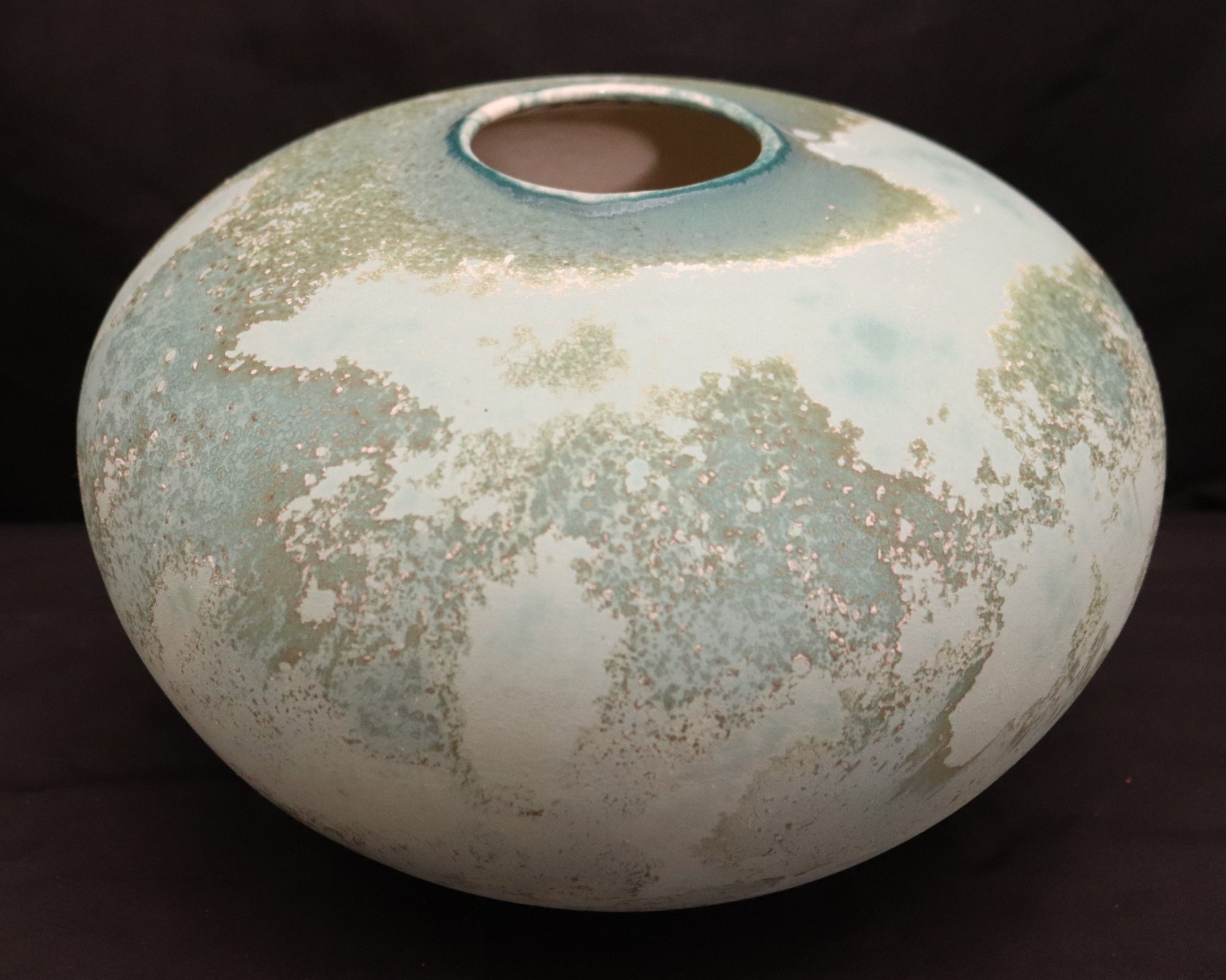 Tony Evans Raku Studio Large Pottery Centerpiece Bowl Vase #50341 ...