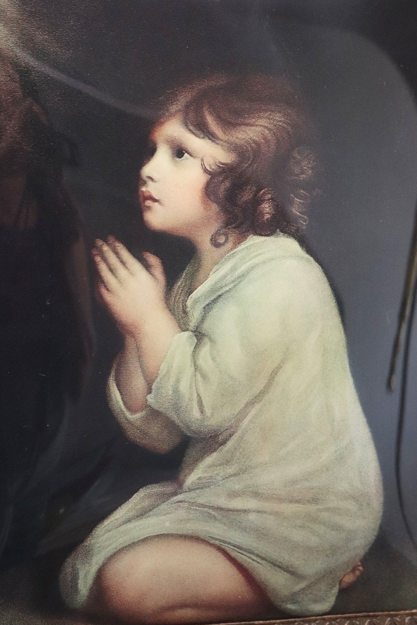 The Infant Samuel By Sir Joshua Reynolds Vintage Print In An Ornate ...