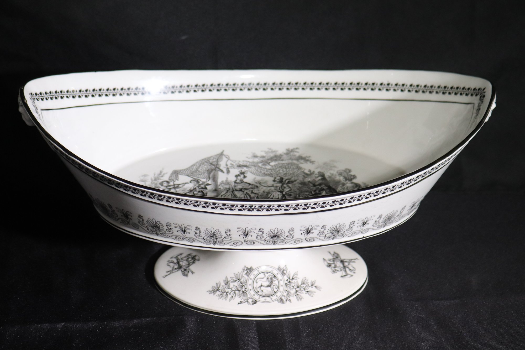 Mottahedeh Design Neo Classical Footed Centerpiece With Empire Style ...