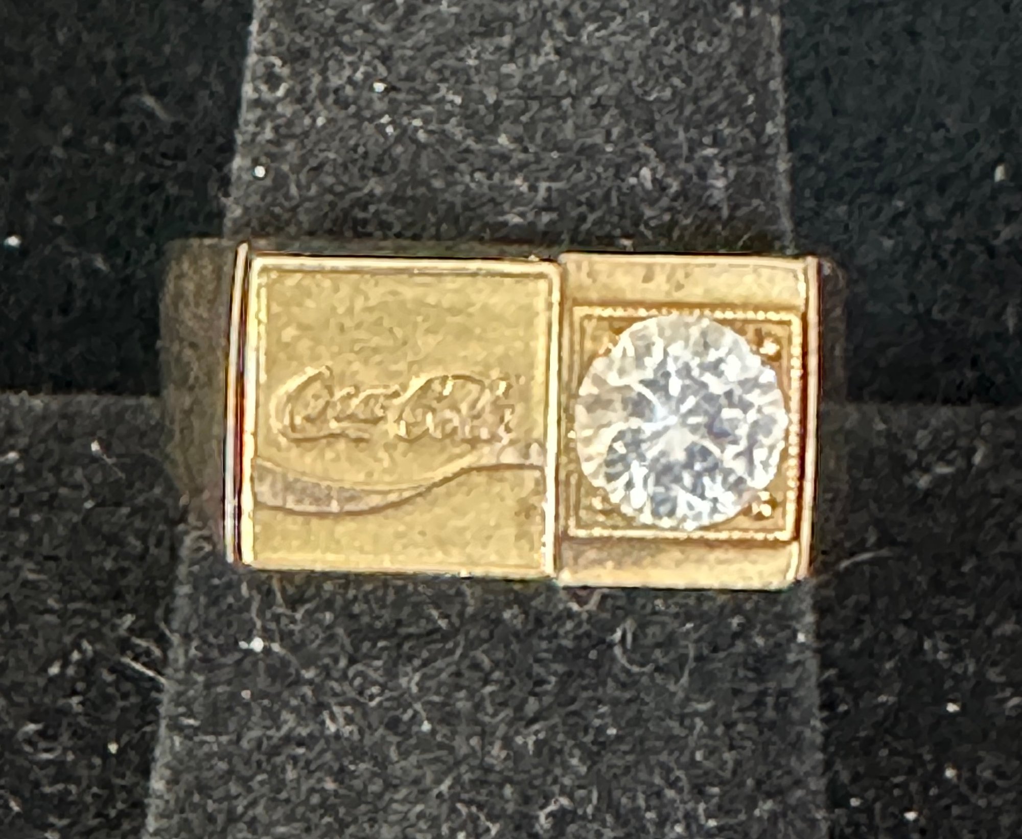 10K YG 5 COCA COLA PROMOTIONAL RINGS - VARIOUS SIZES #54763 ...