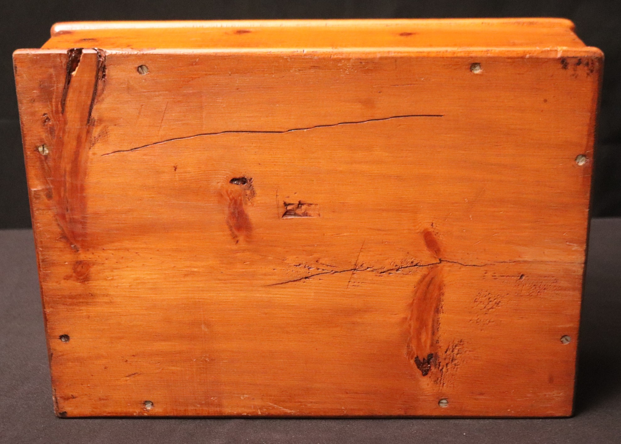Antique Pine Portable Sewing Box/Caddy And Crabtree & Evelyn Decorative ...