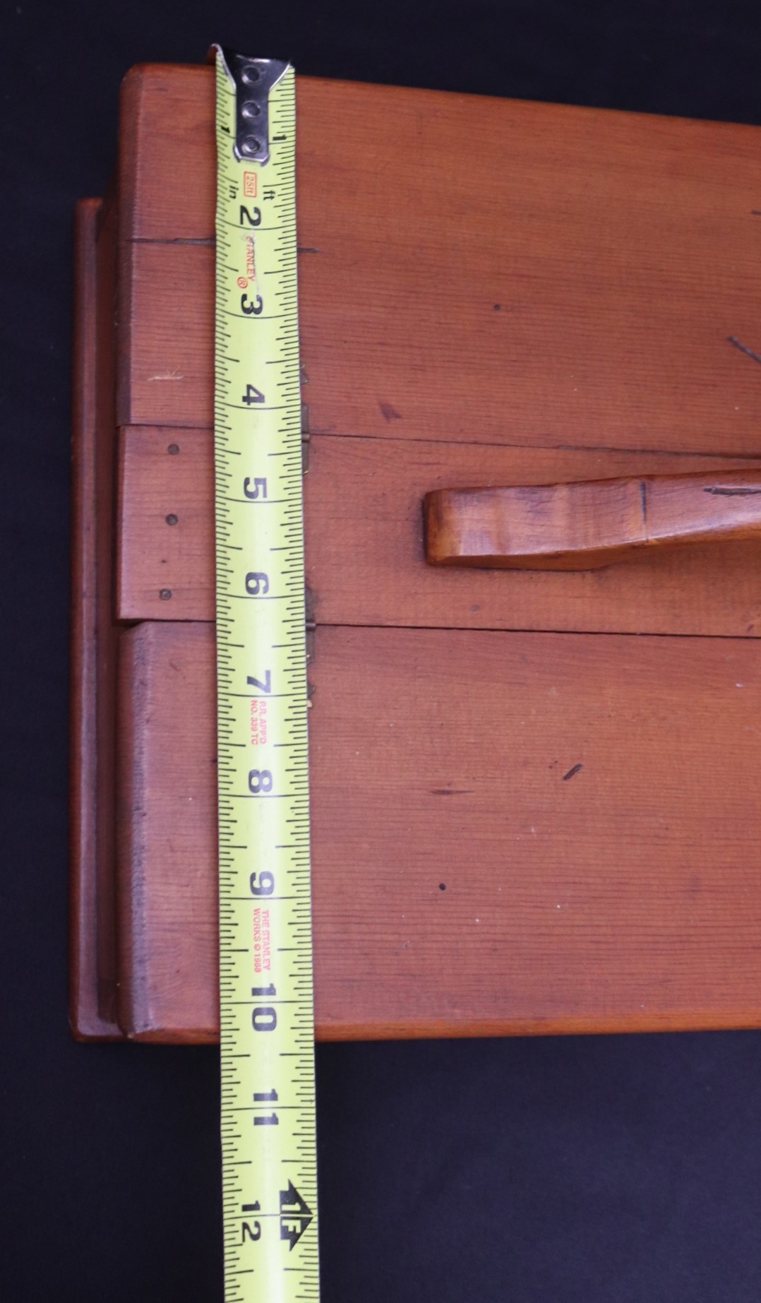 Antique Pine Portable Sewing Box/Caddy And Crabtree & Evelyn Decorative ...