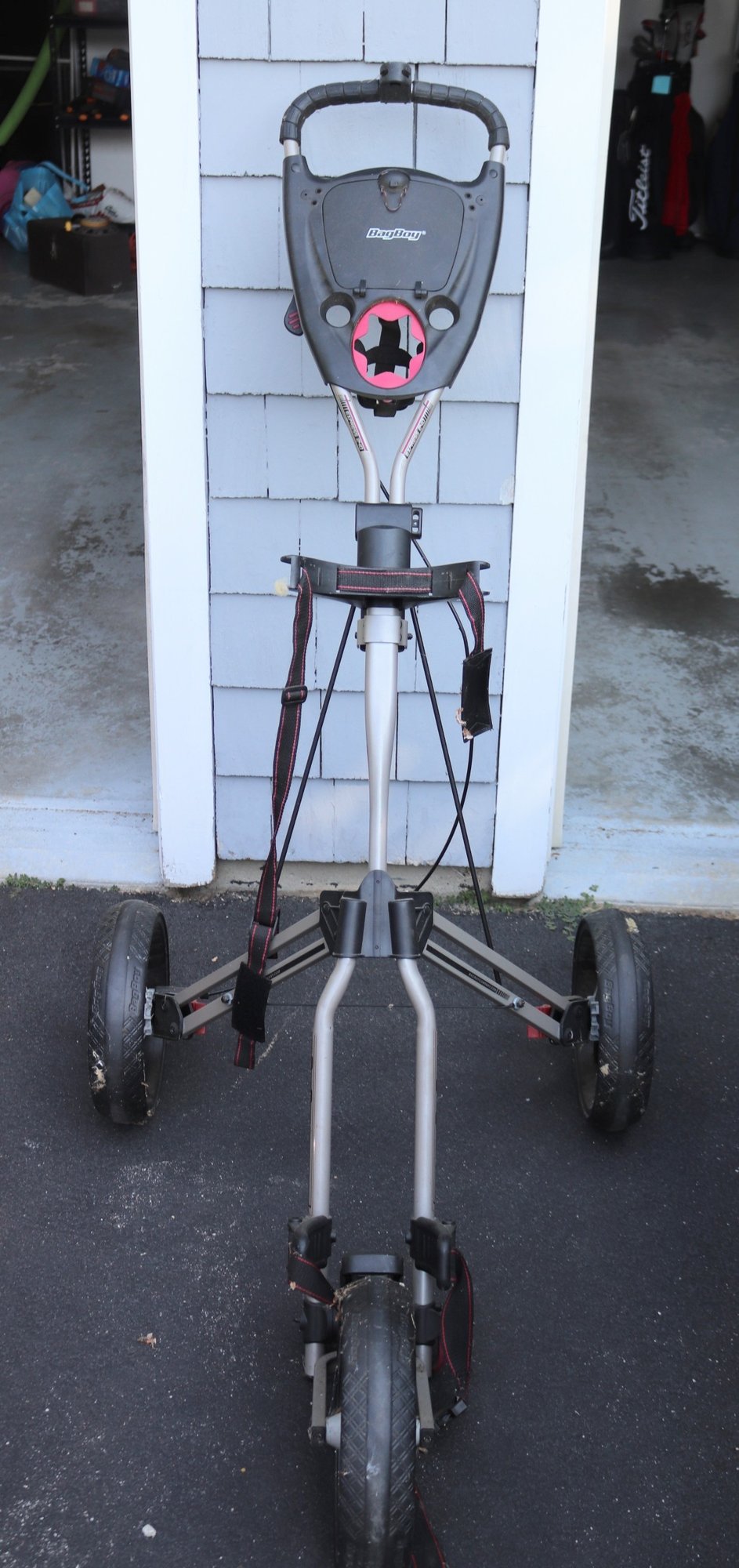 Bag Boy Golf Caddy Push Cart With Parking Brake. #67466 | Auctionninja.com