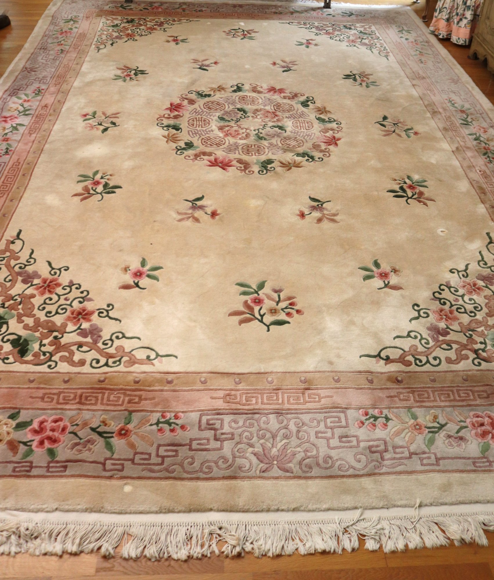 Chinese Sculpted Wool Rug Approx.172 X 120 Inches #50449 | Auctionninja.com