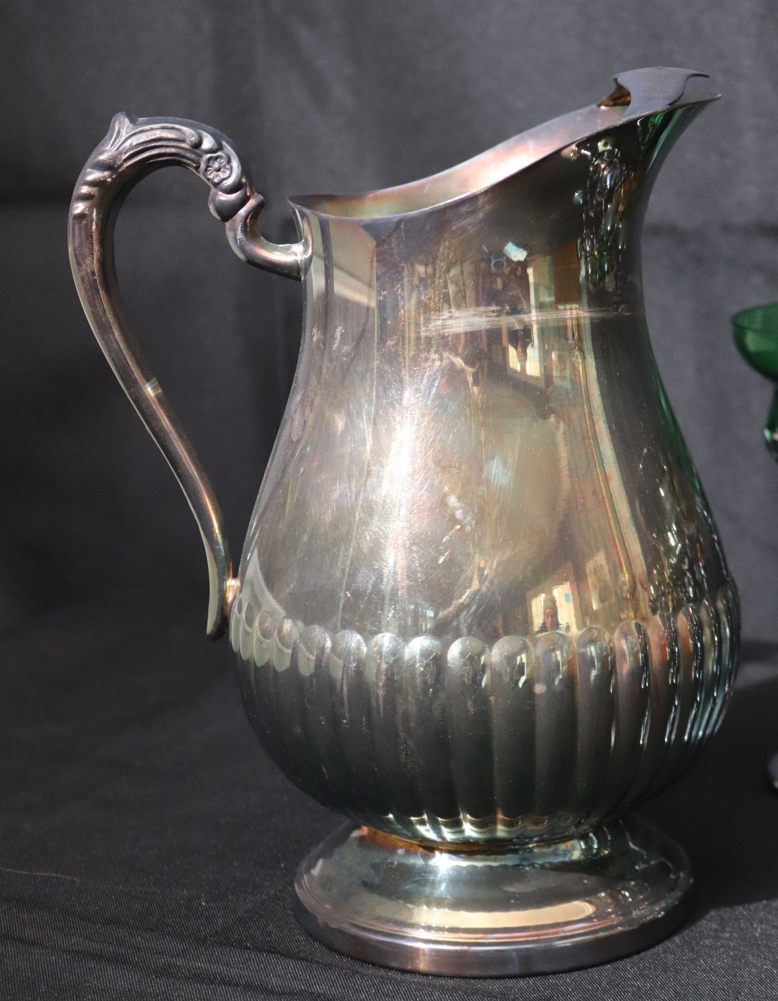 Set Of 6 Colorful Italian Style Wine Glasses And Kent Silversmiths ...