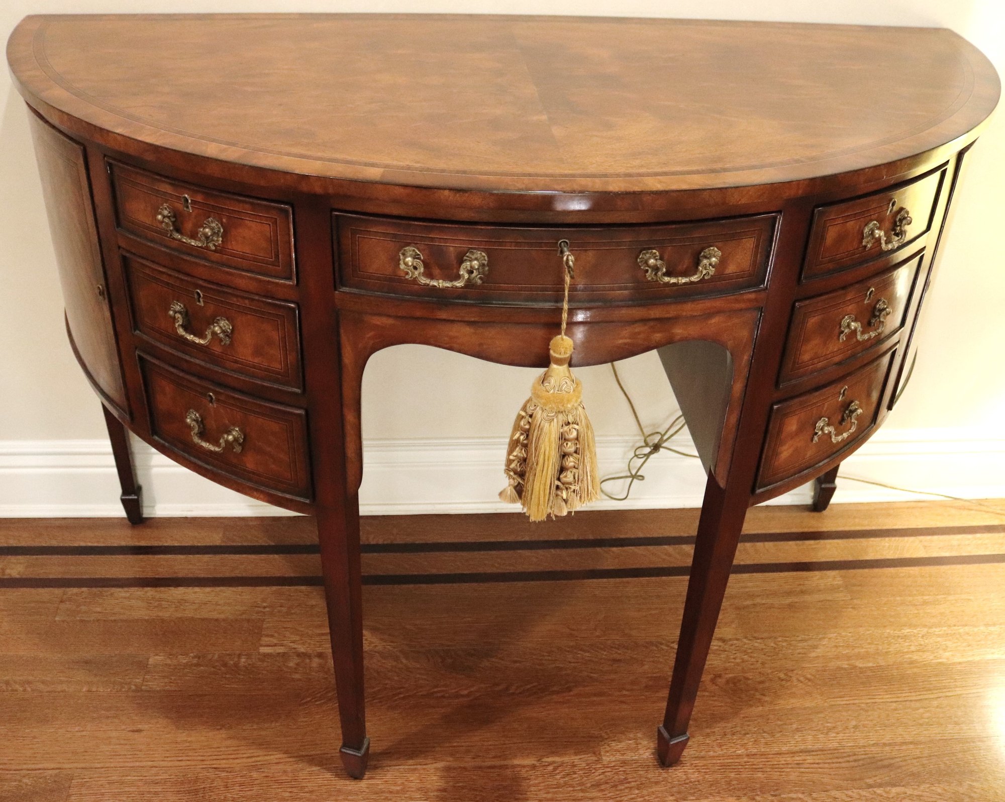 Fabulous Theodore Alexander Althorp Collection Demi Lune Inlaid ...
