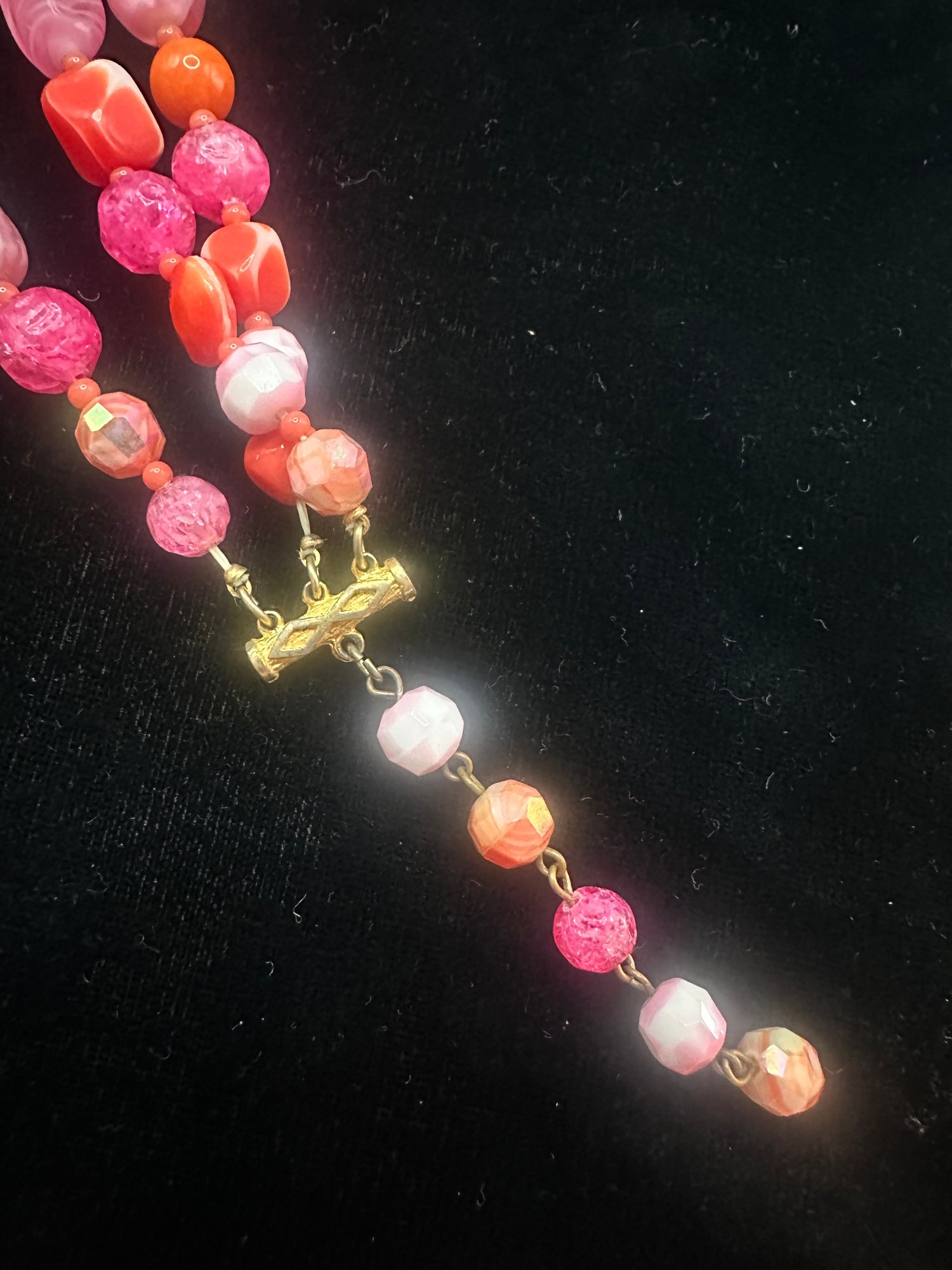 Retro Vintage Hattie Carnegie Signed 3 Strand Lively Multi-colored ...
