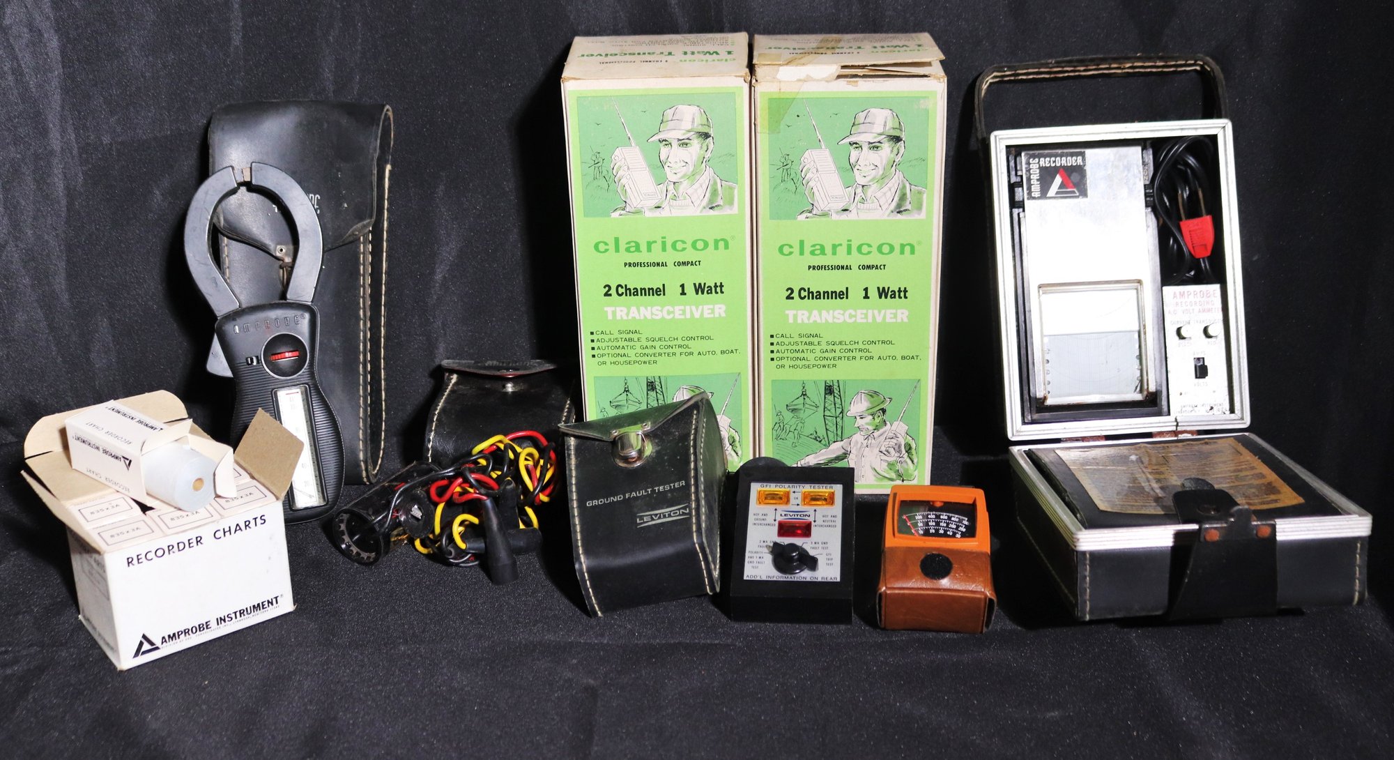 Assorted Testers And Electrical Items Including Vintage Claricon ...