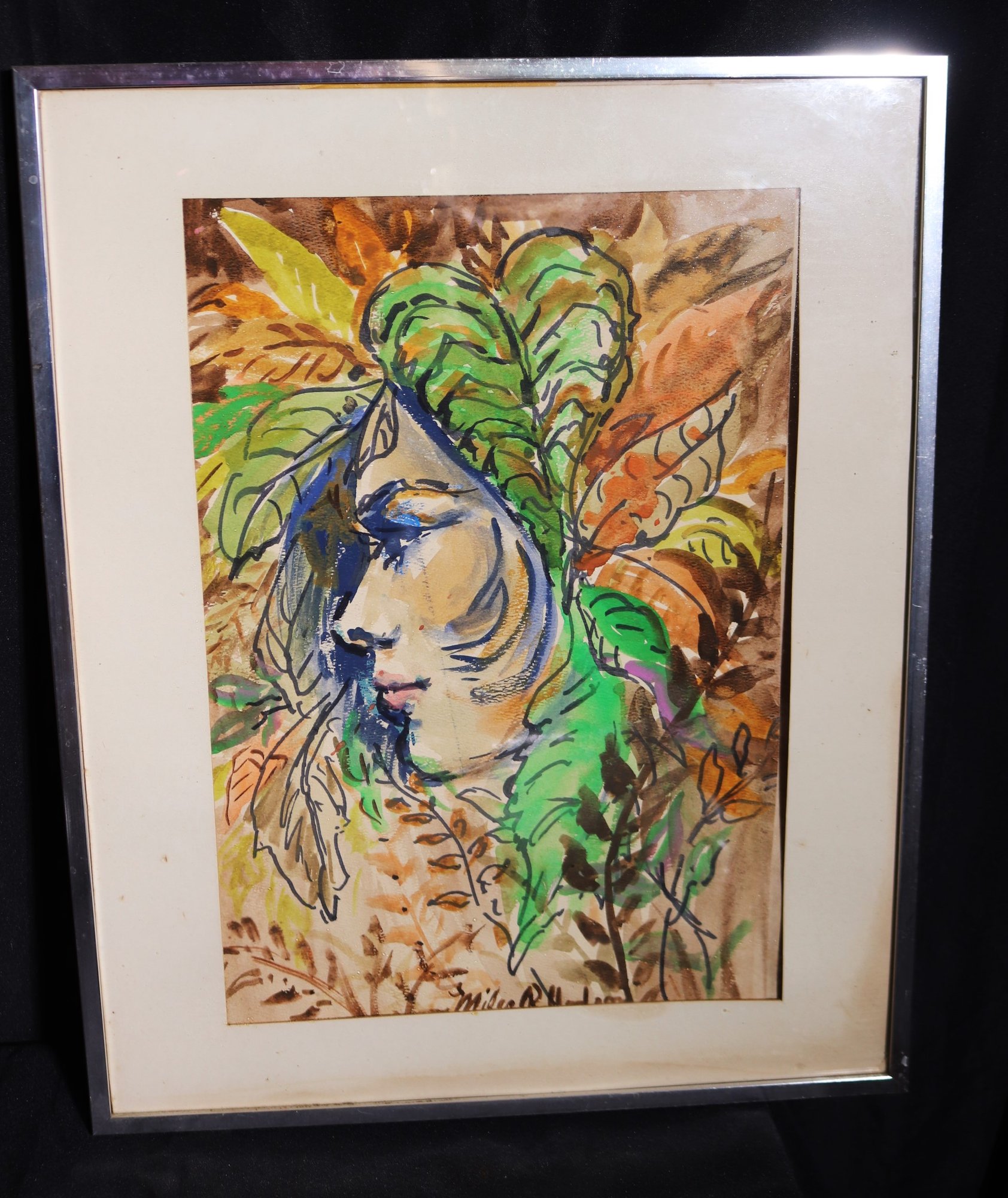 Painting Signed By The Artist Miles #50485 | Auctionninja.com