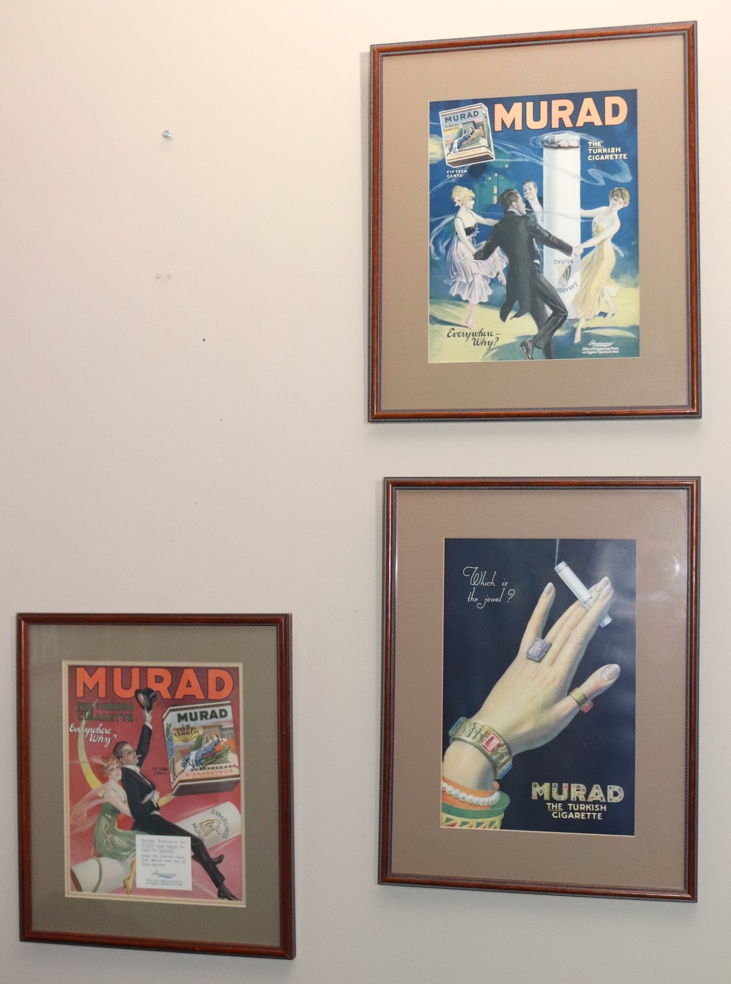 Three Vintage Murad Turkish Cigarette Advertising Prints Ca. 1915 ...