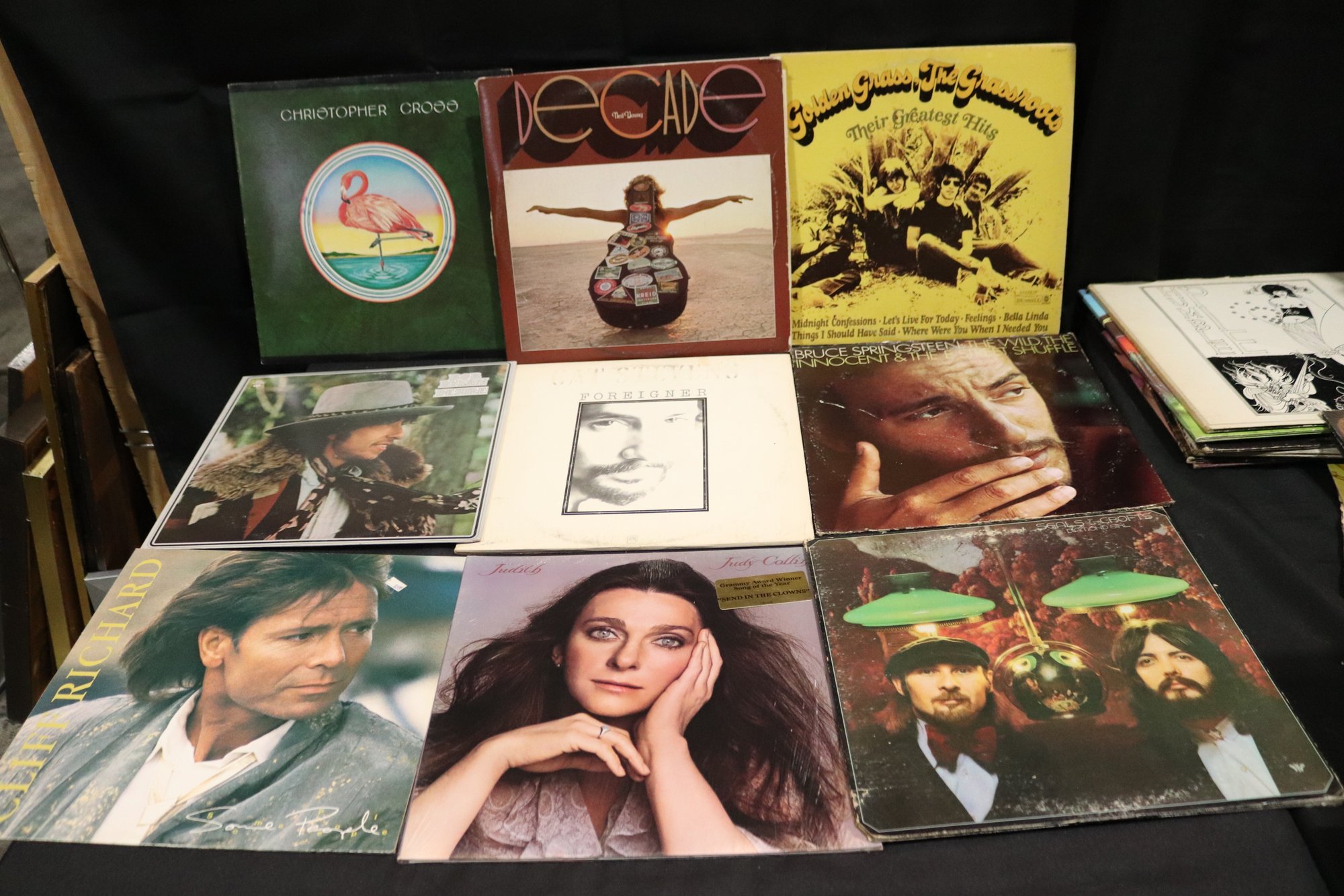 Vinyl Records - Seals And Crofts, Cliff Richard, Bob Dylan, Cat Stevens ...