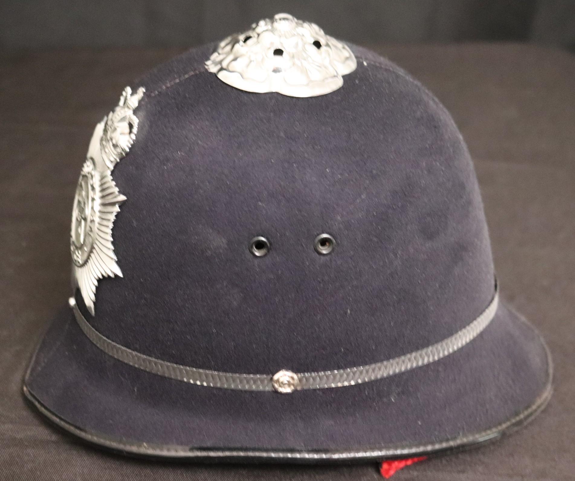 Vintage United Kingdom Constabulary Police Bobby Helmet And Hand ...