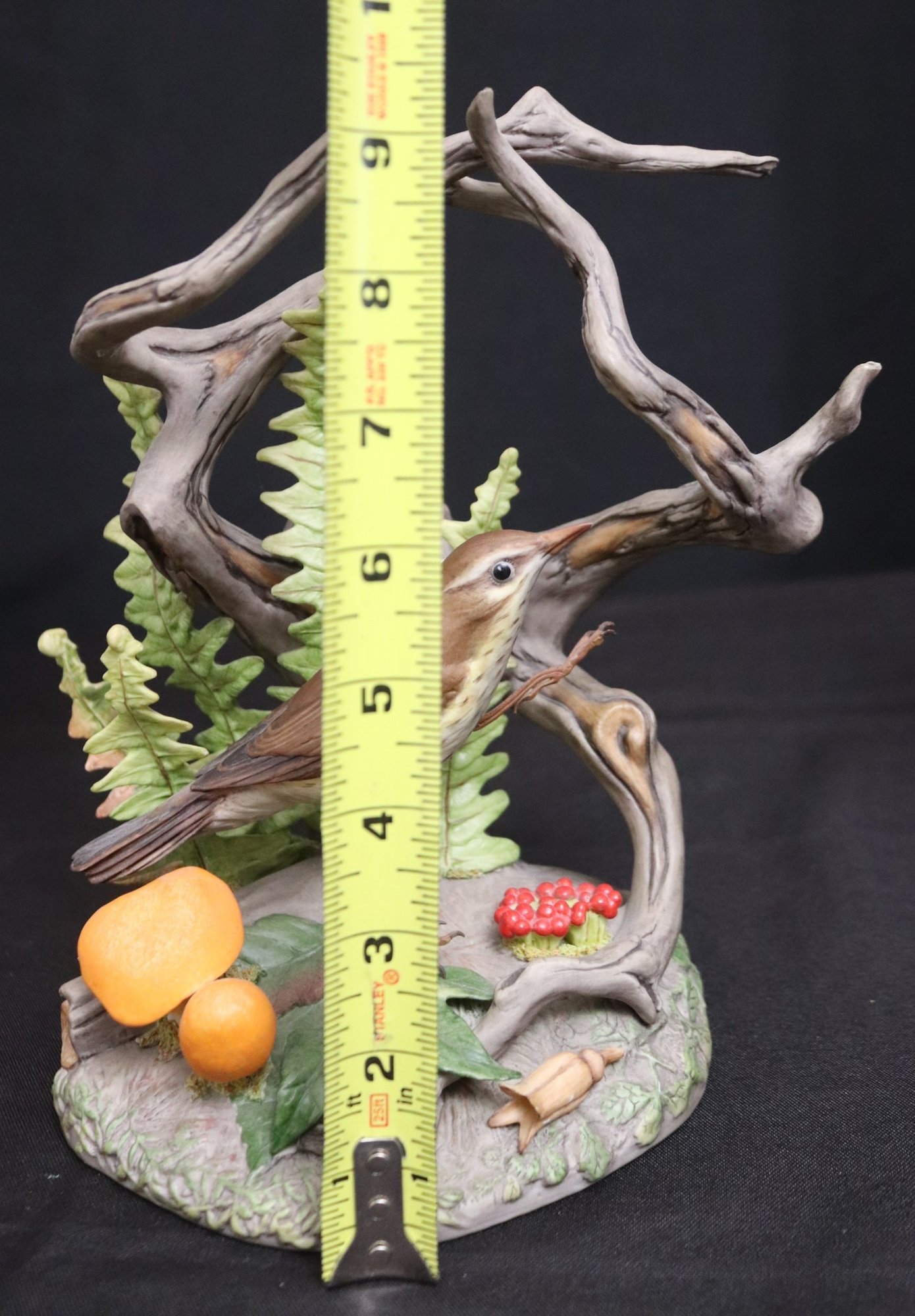 Boehm Limited Edition Northern Water Thrush Hand Painted Porcelain Bird ...