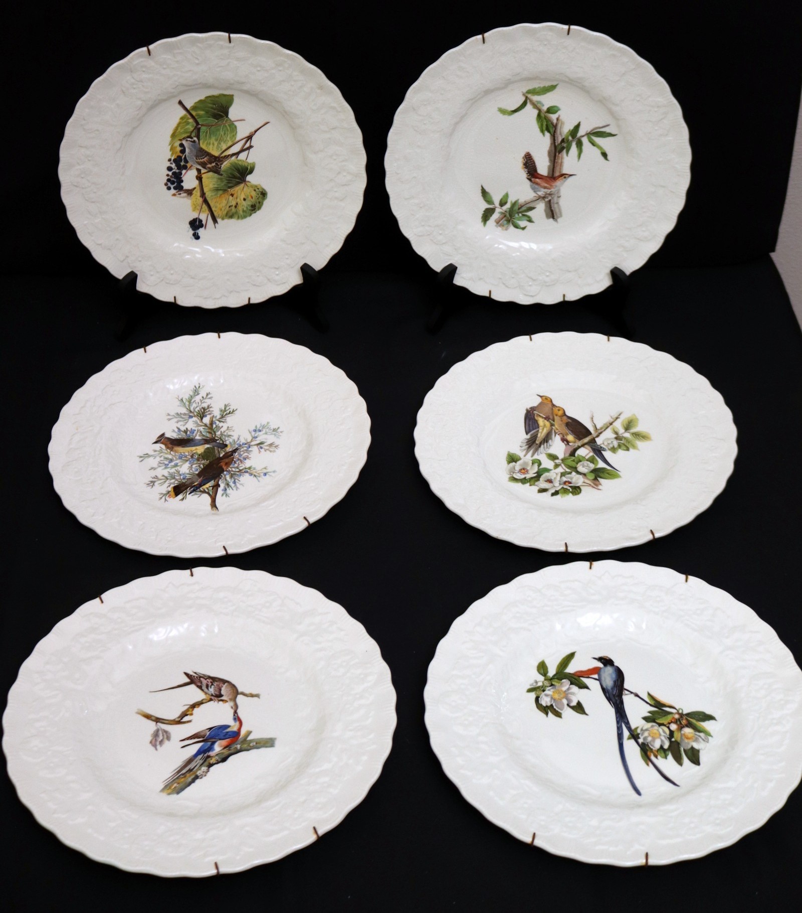 Set Of 6 Alfred Meakin England Birds Of America Decorative Plates ...
